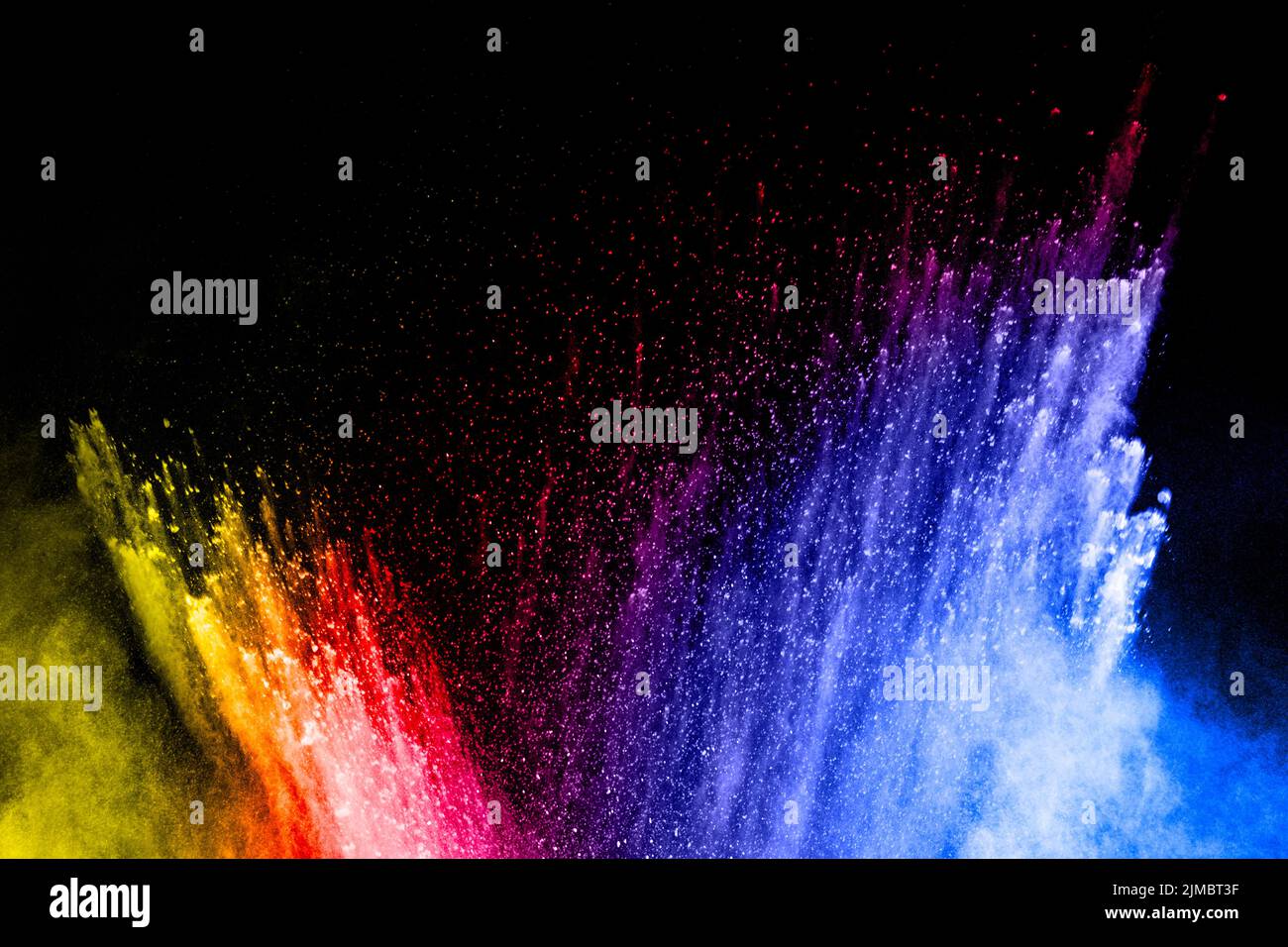 Blue color particles wave hi-res stock photography and images - Alamy