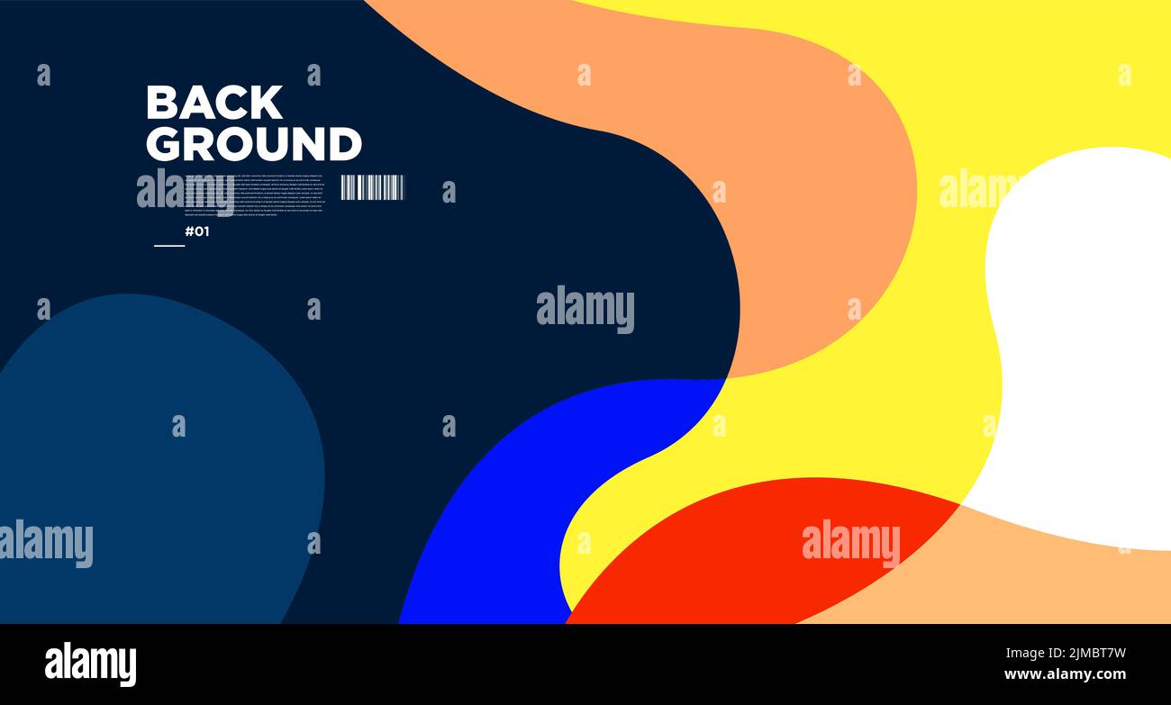 An abstract colorful background with dynamic effect of wave shapes ...