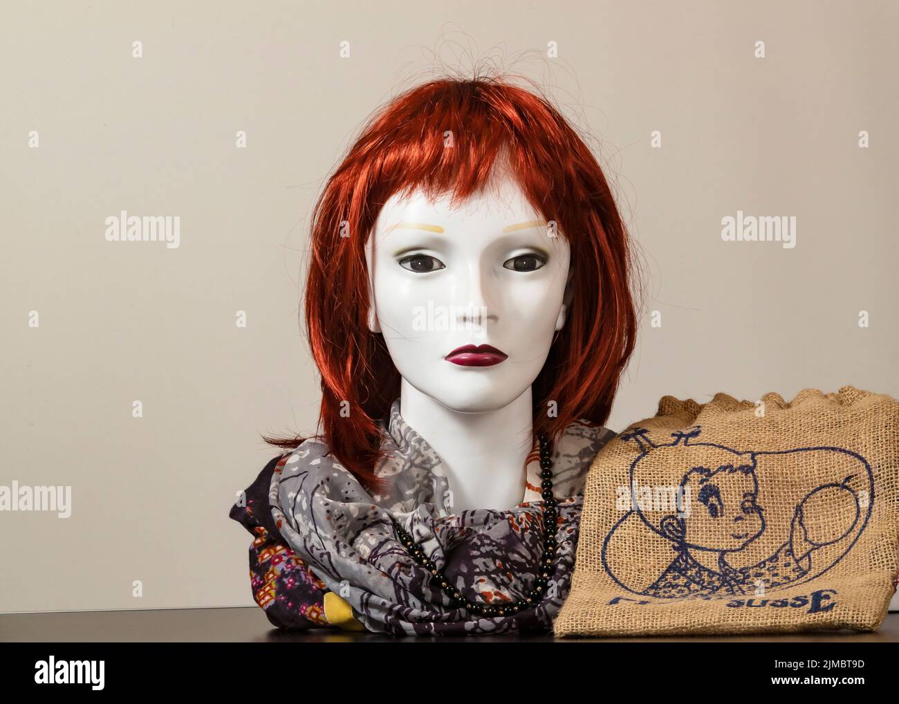 Shop window doll Stock Photo - Alamy
