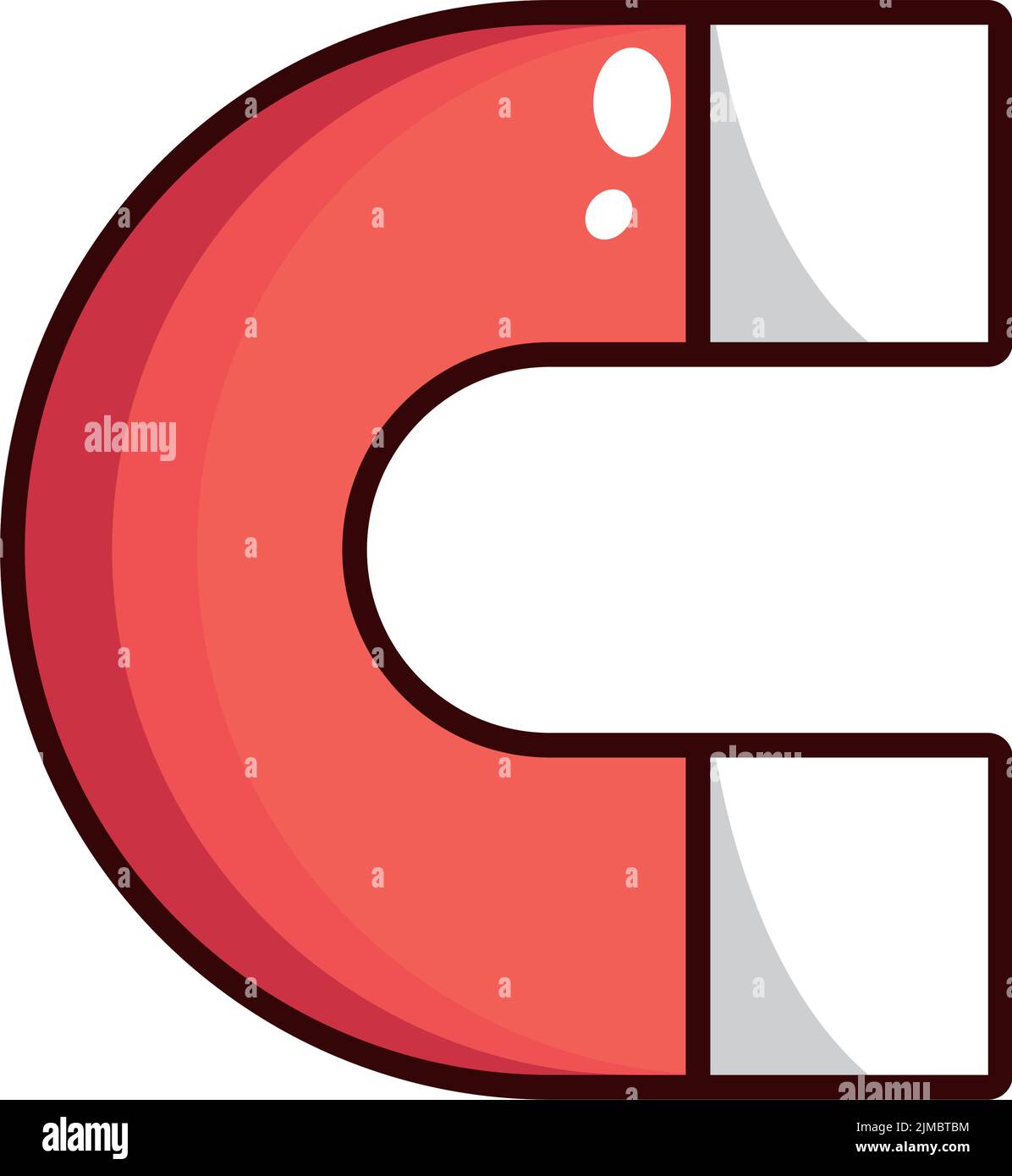 magnet cartoon icon Stock Vector Image & Art - Alamy