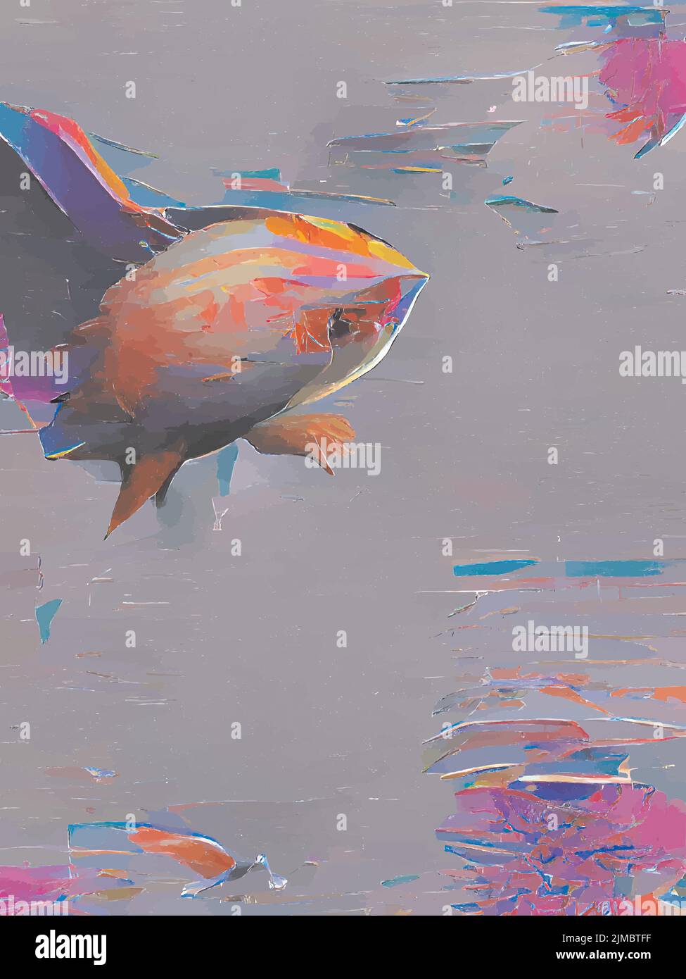 Koi carp orange goldfish Stock Vector Images - Alamy