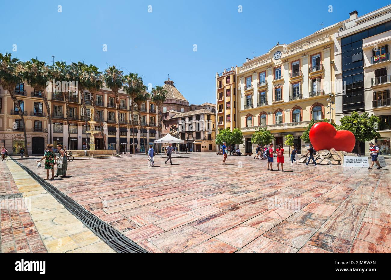 Malaga square hi-res stock photography and images - Alamy