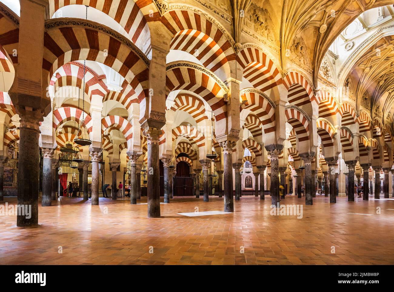 Hypostyle Hall in the Mosque-Cathedral of Cordoba Stock Photo - Alamy