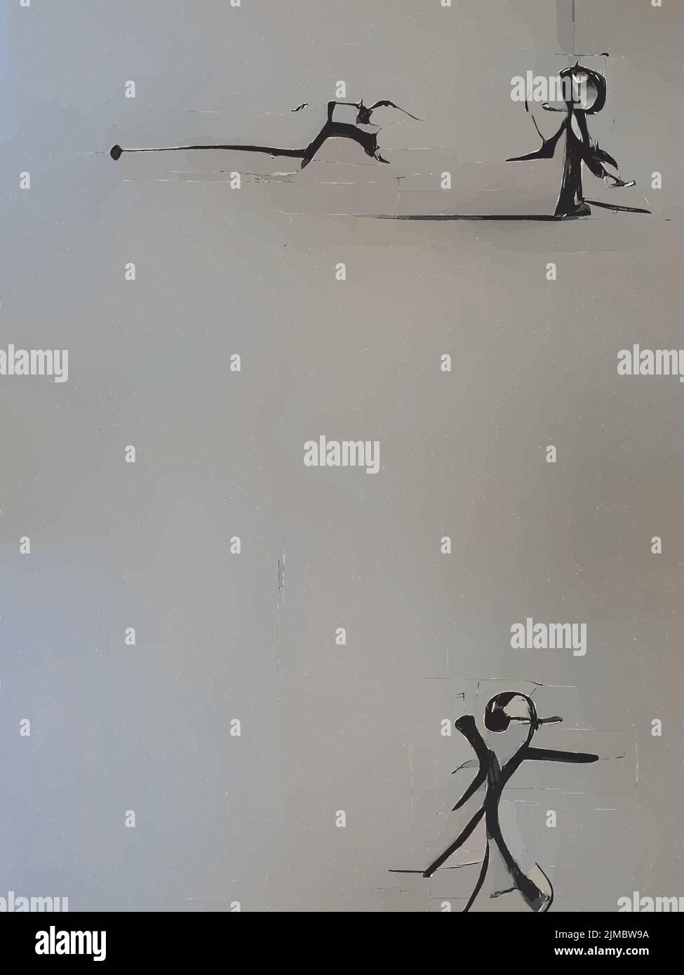 abstract painting of stick figures Stock Vector Image & Art - Alamy