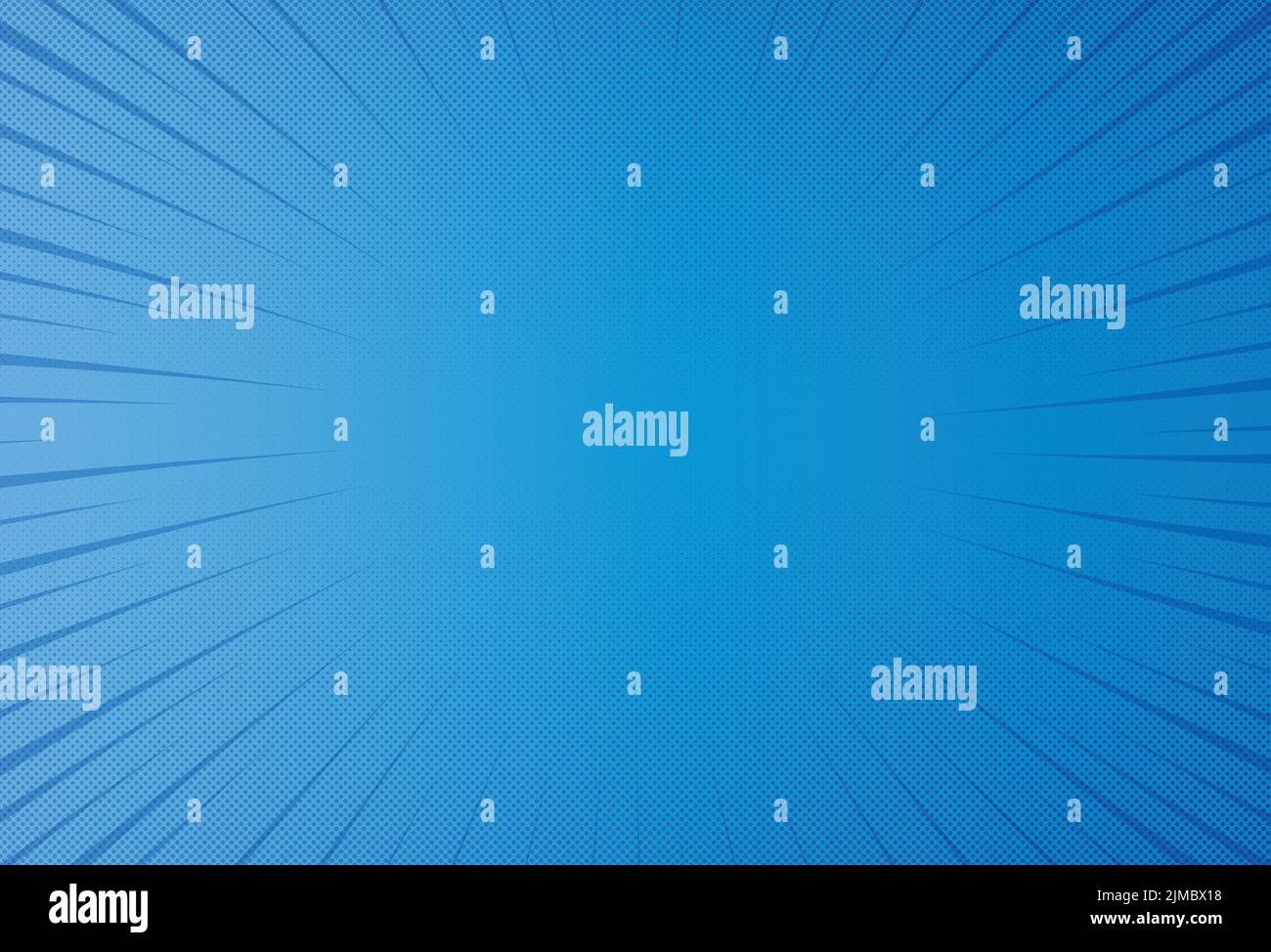 Blue retro starburst vector illustration background. Comic retro radial wallpaper Stock Vector ...