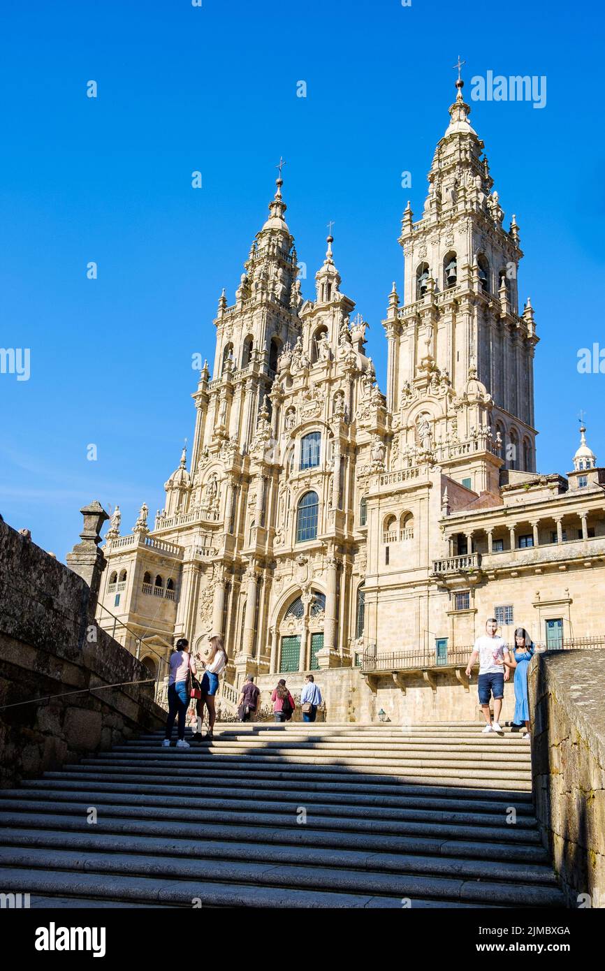 Santiago compostela portico gloria hi-res stock photography and images ...