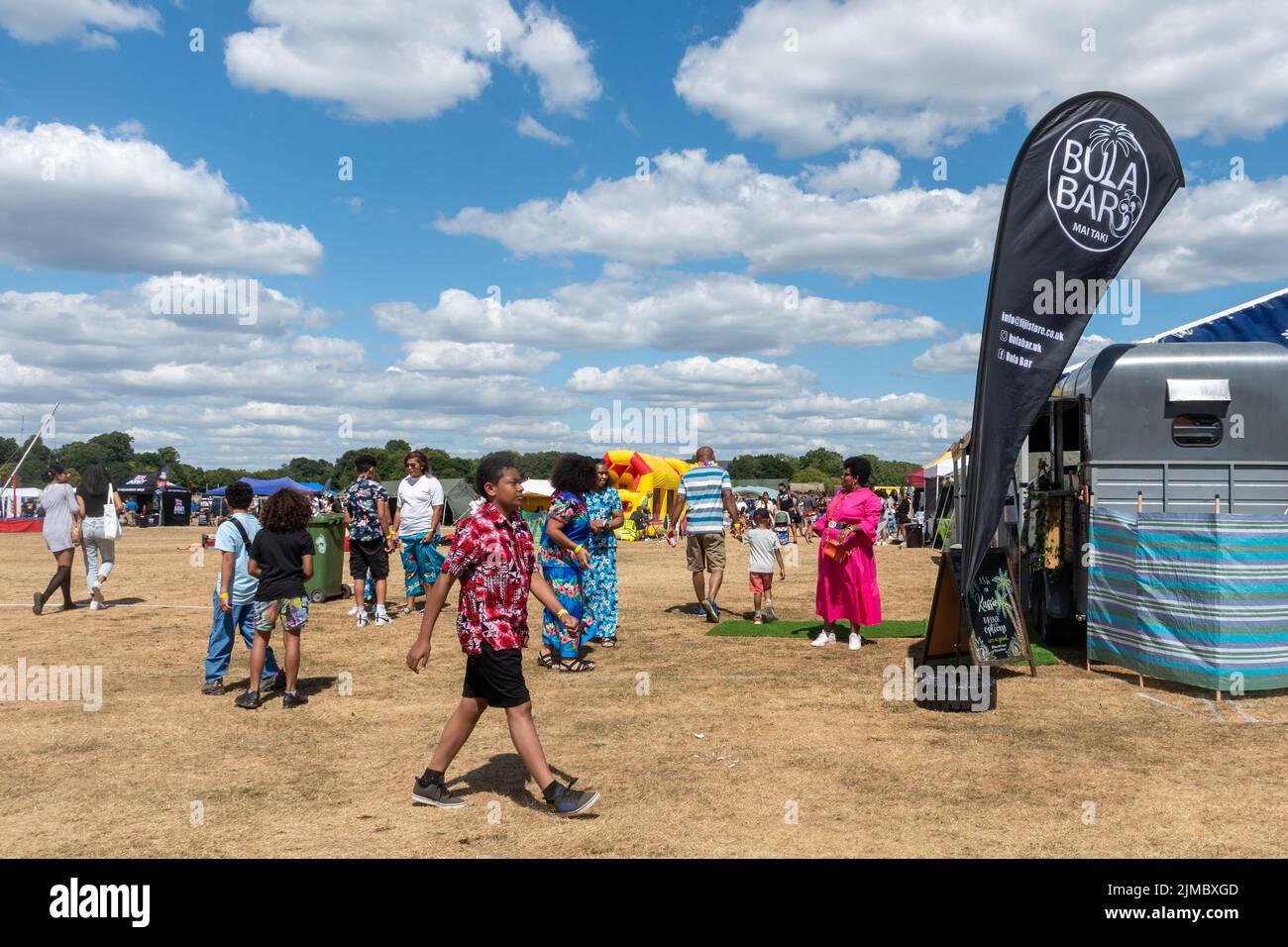Bula Festival in Aldershot, Hampshire, England, UK, on 5th August 2022 ...