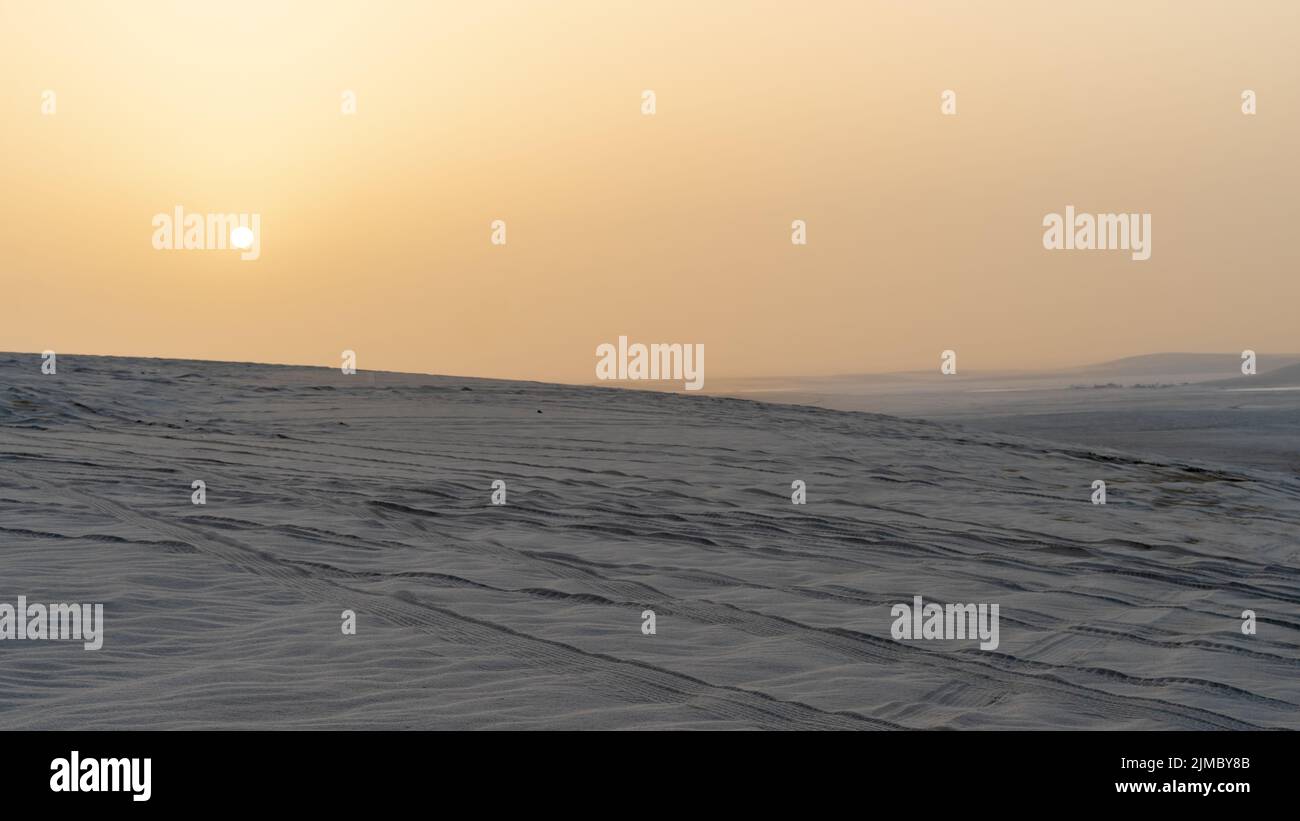 qatar adventurous place khor al udeid ,sea line area filled with many ...