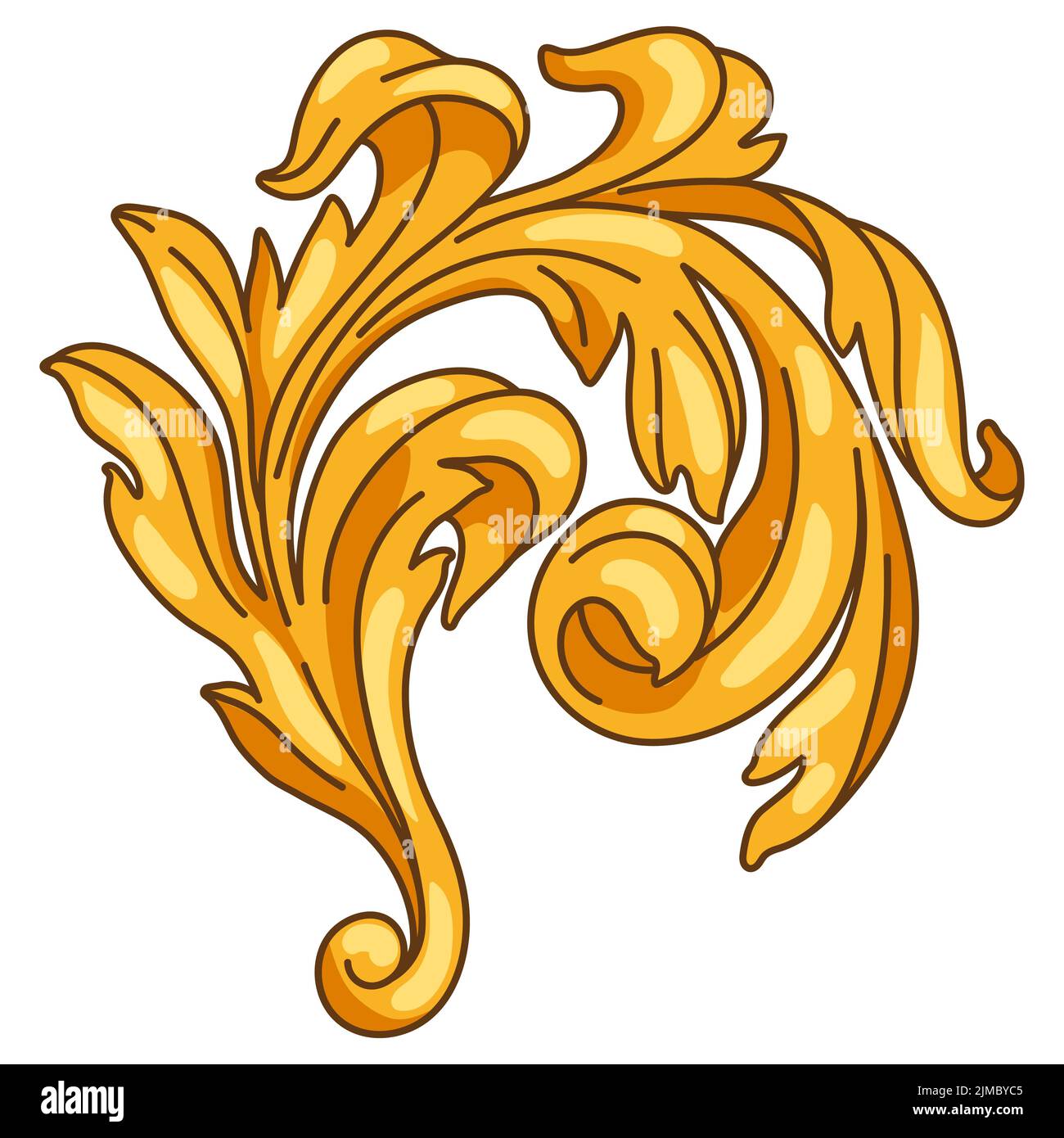 Curling plant Stock Vector Images - Alamy