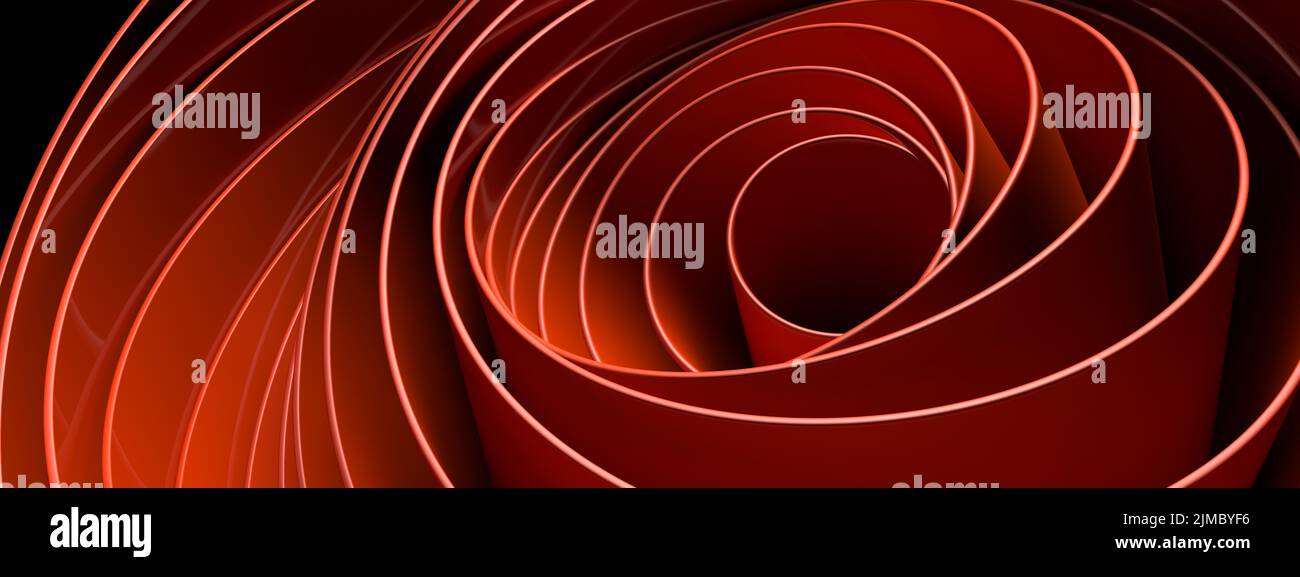 Abstract red round background Stock Photo - Alamy