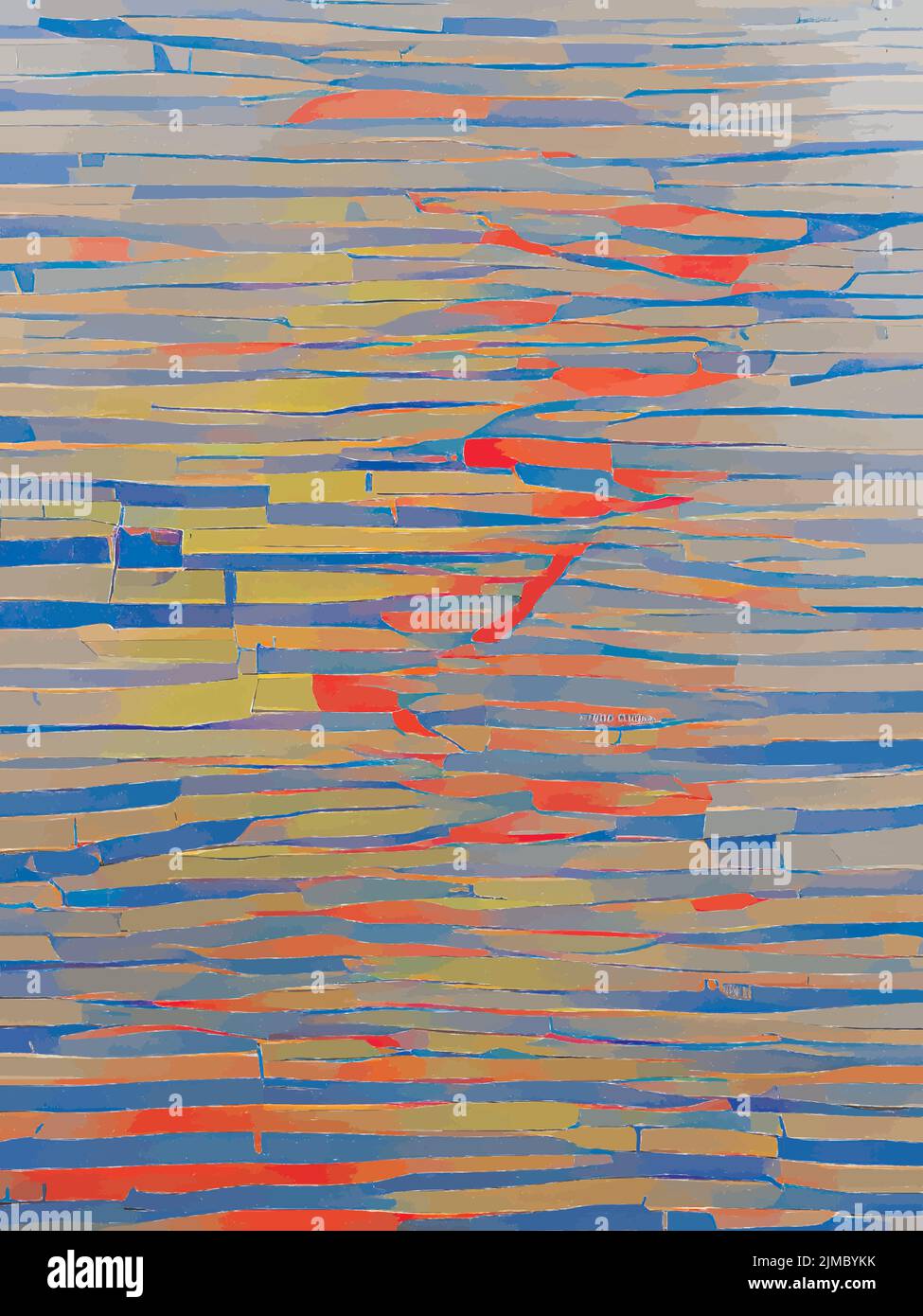 painting in different coloured lines Stock Vector Image & Art - Alamy