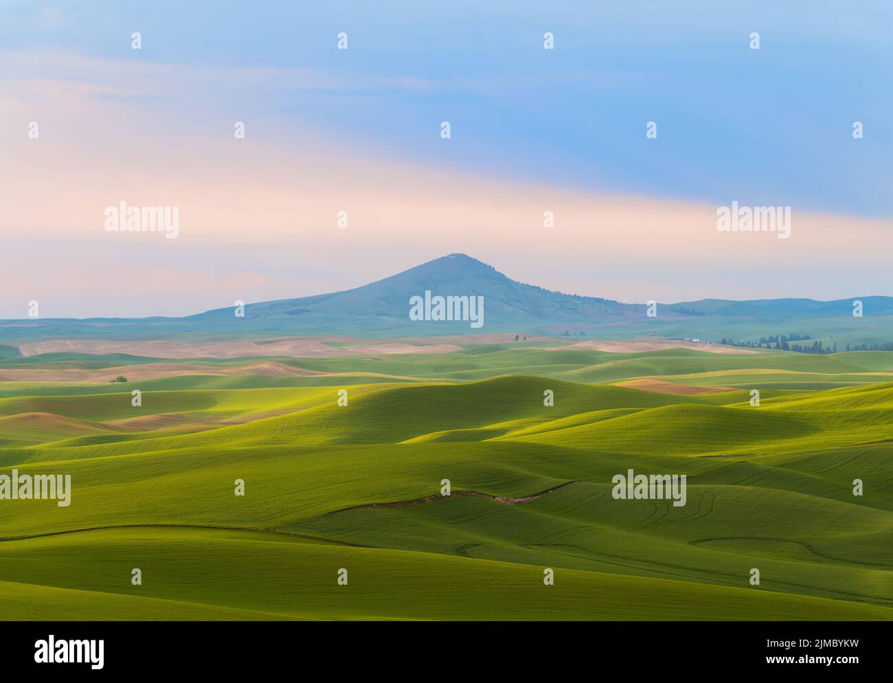 A beautiful view of Kamiak Butte County Park in Washington, USA Stock ...