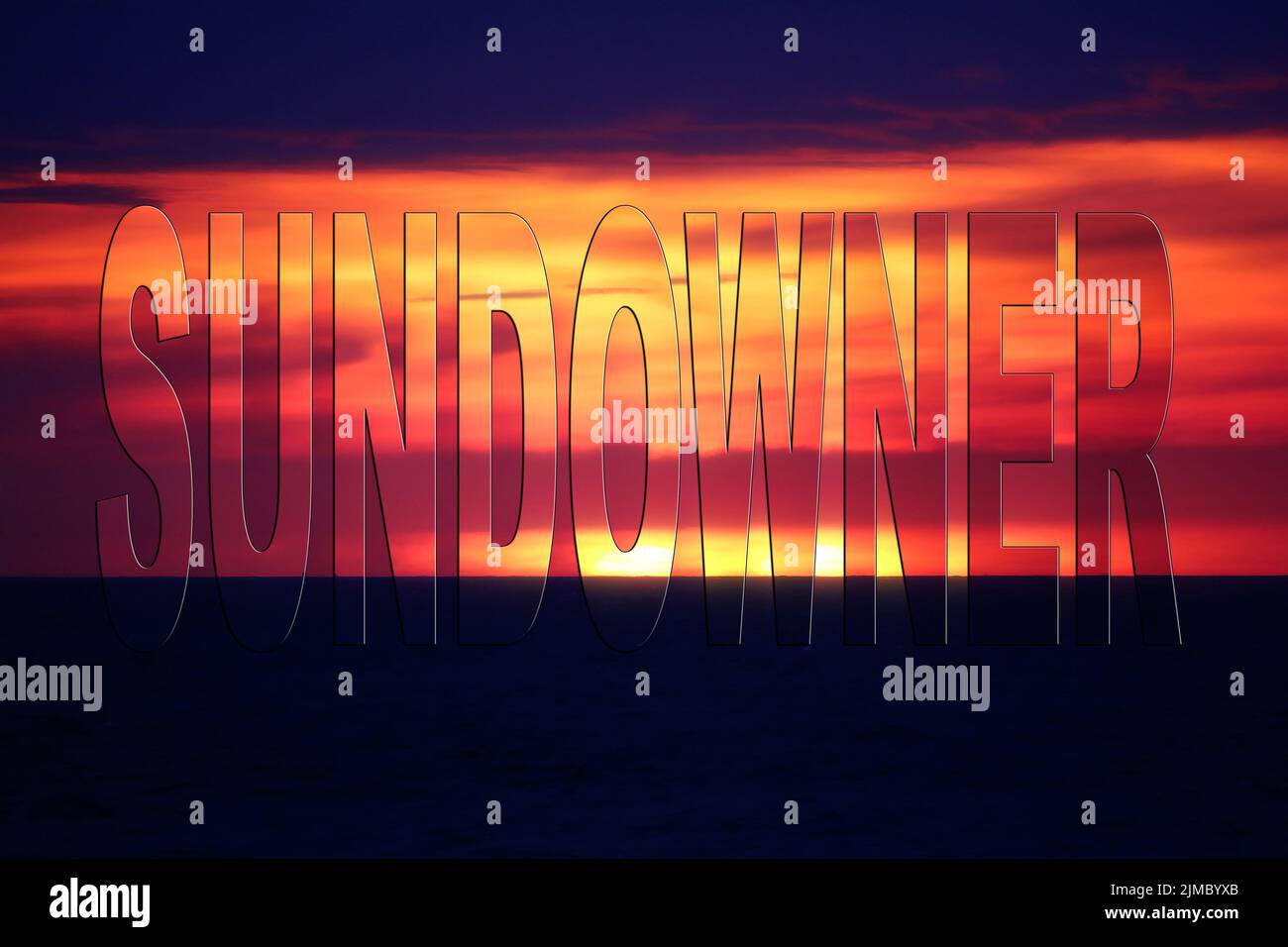 Sundowner sky hi-res stock photography and images - Alamy