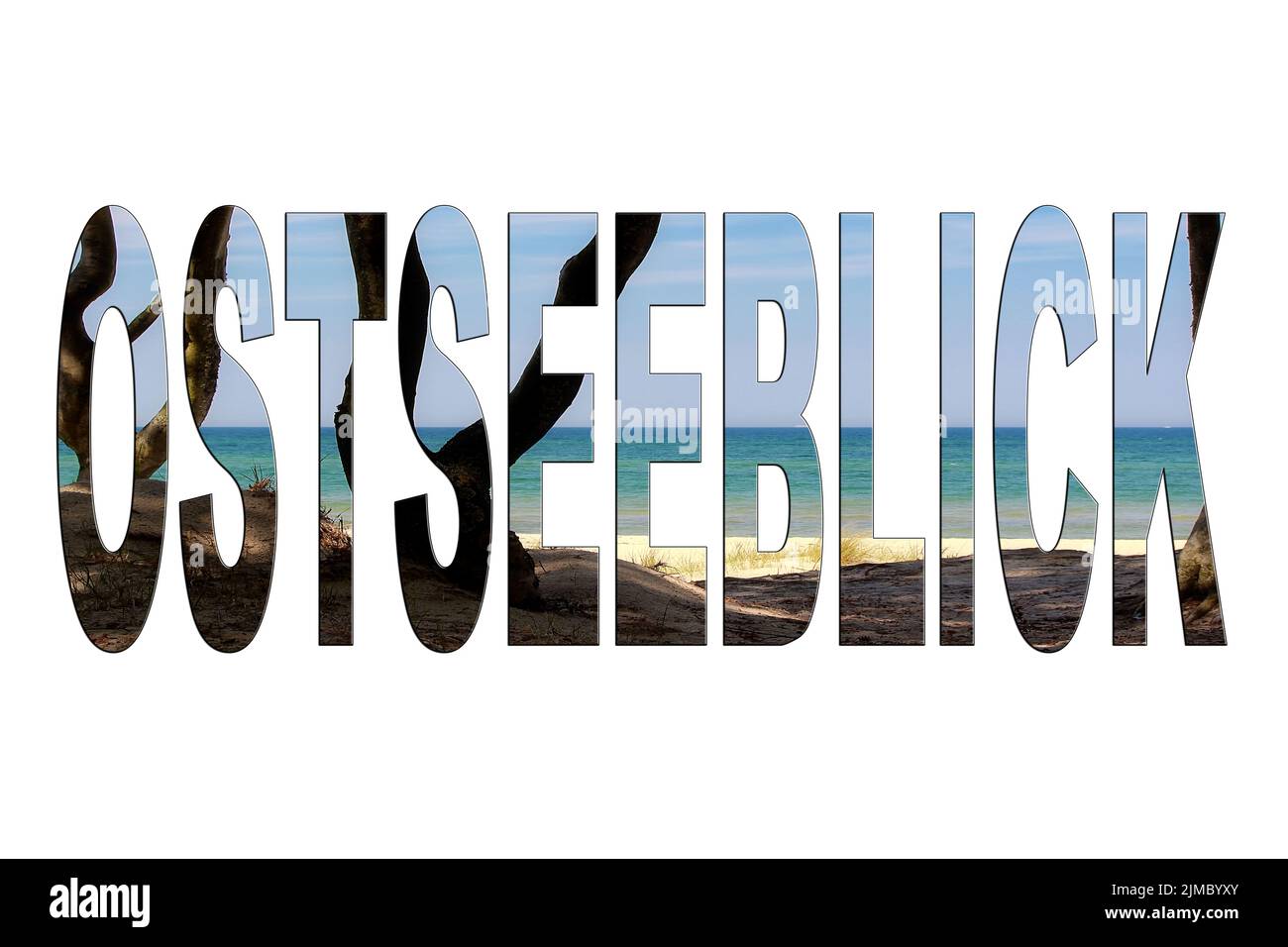 View sea sand beach Cut Out Stock Images & Pictures - Alamy