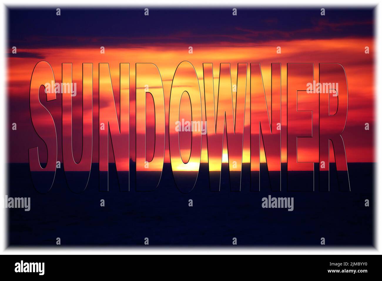 Sundowner Cut Out Stock Images & Pictures - Alamy