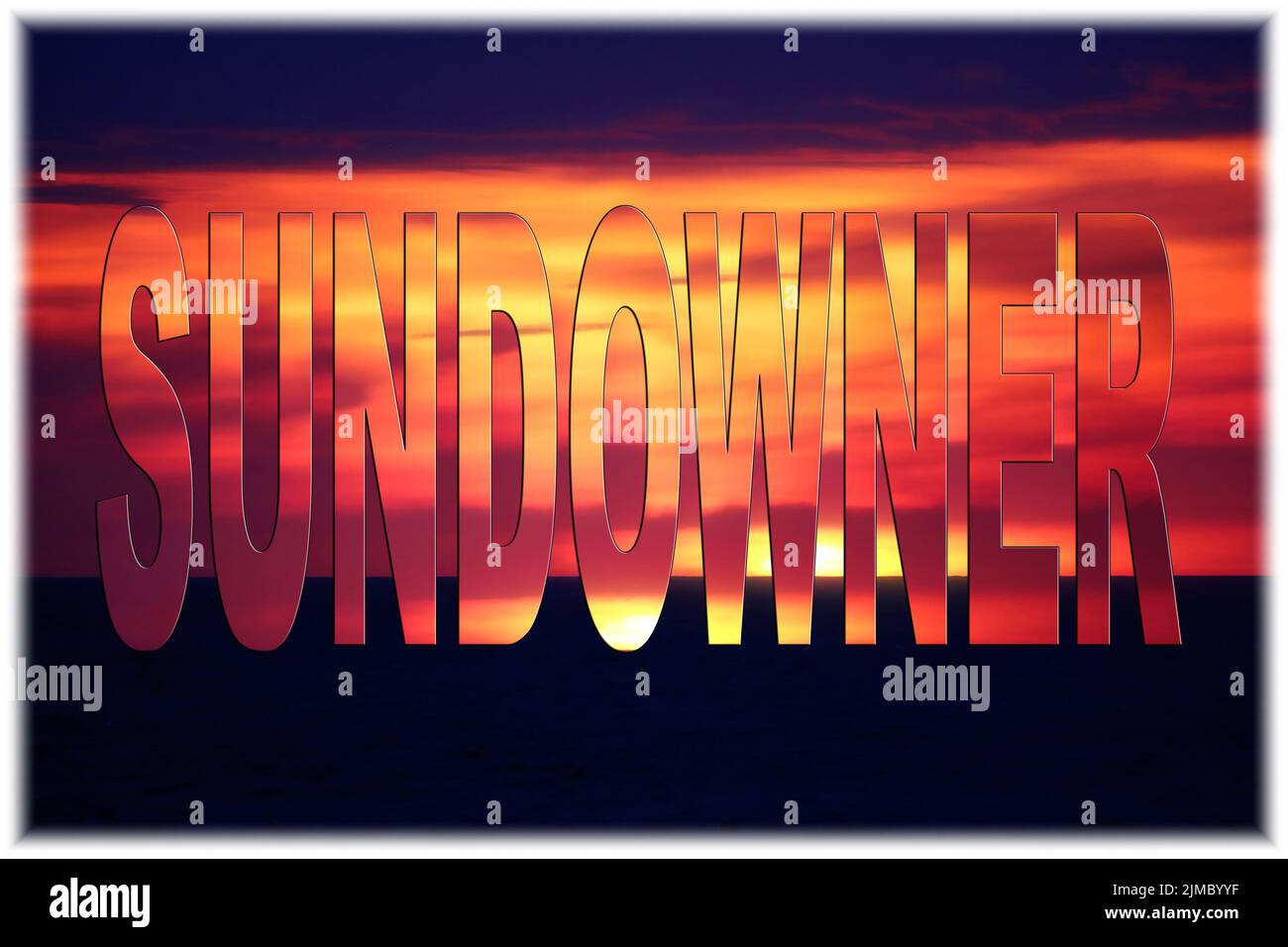 Sundowner Cut Out Stock Images & Pictures - Alamy