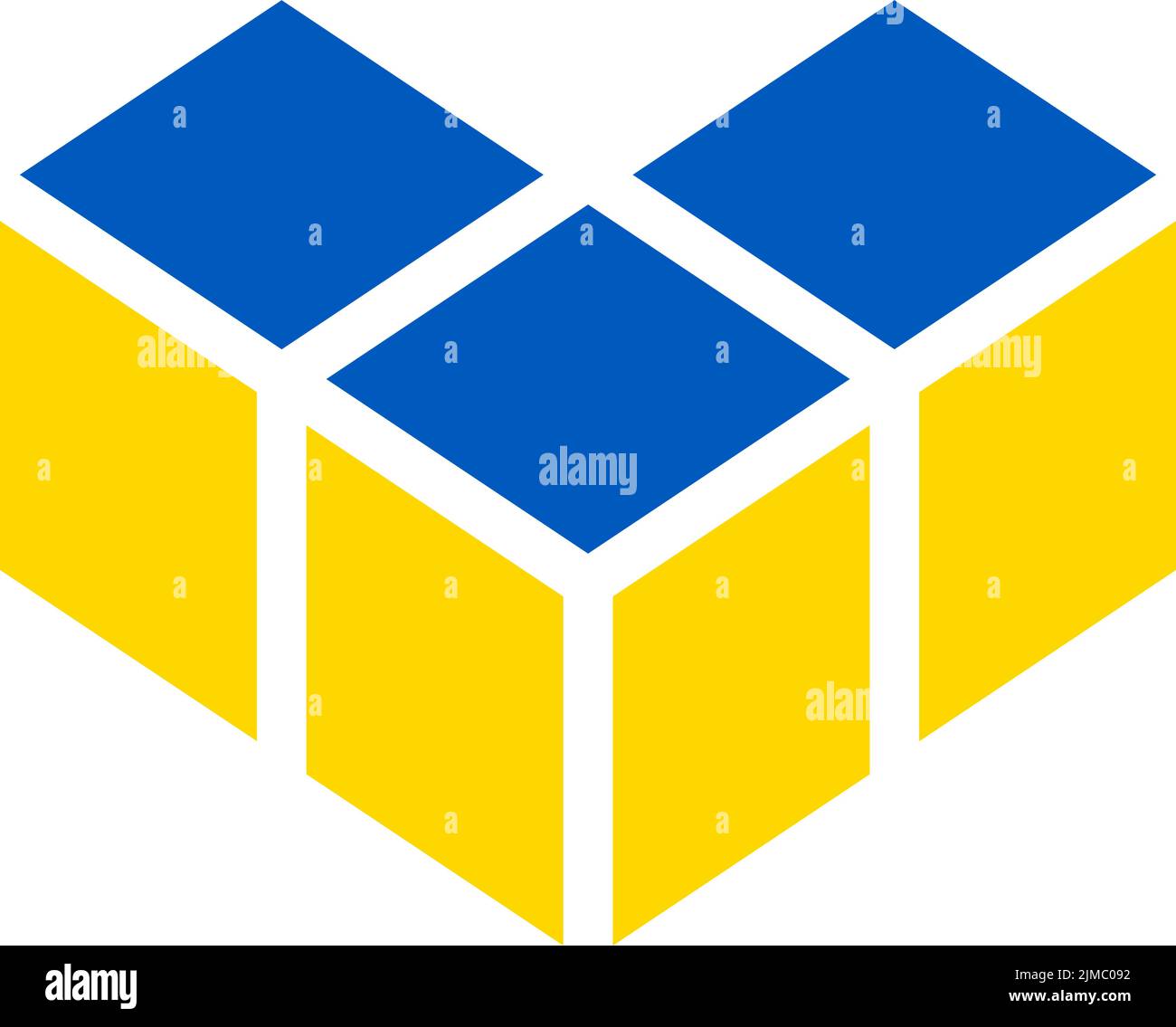 3d heart ukraine Stock Vector Images - Alamy