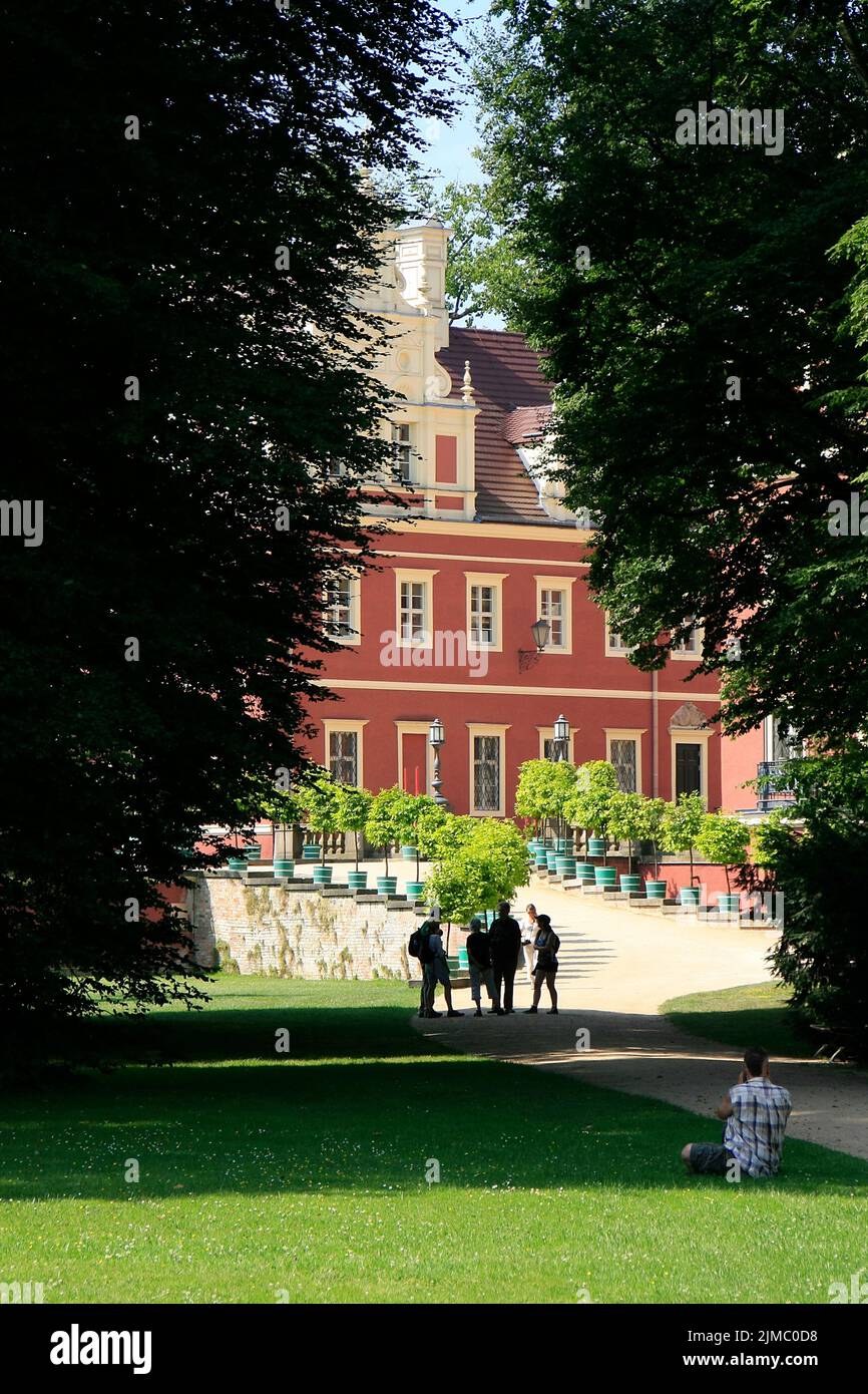 Muskau Castle in Bad Muskau Stock Photo - Alamy