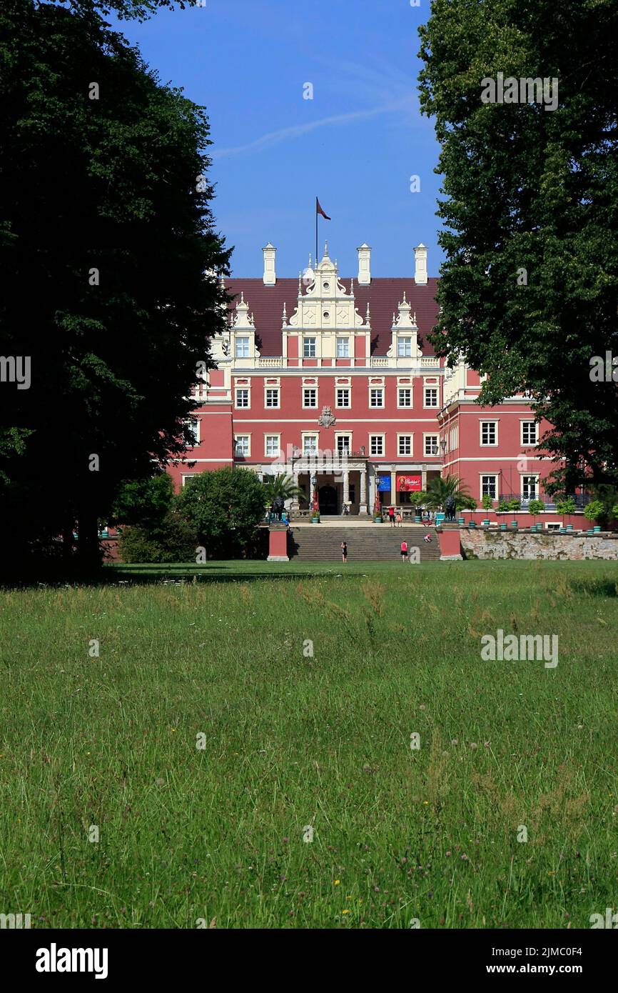 Muskau Castle in Bad Muskau Stock Photo - Alamy