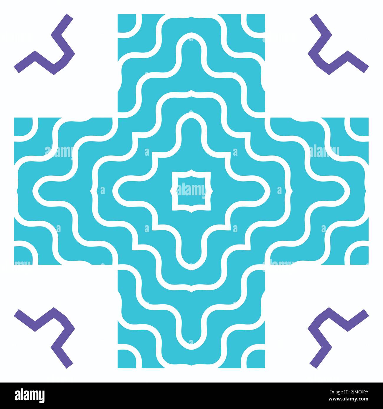 Curly rhombus Stock Vector Images - Alamy