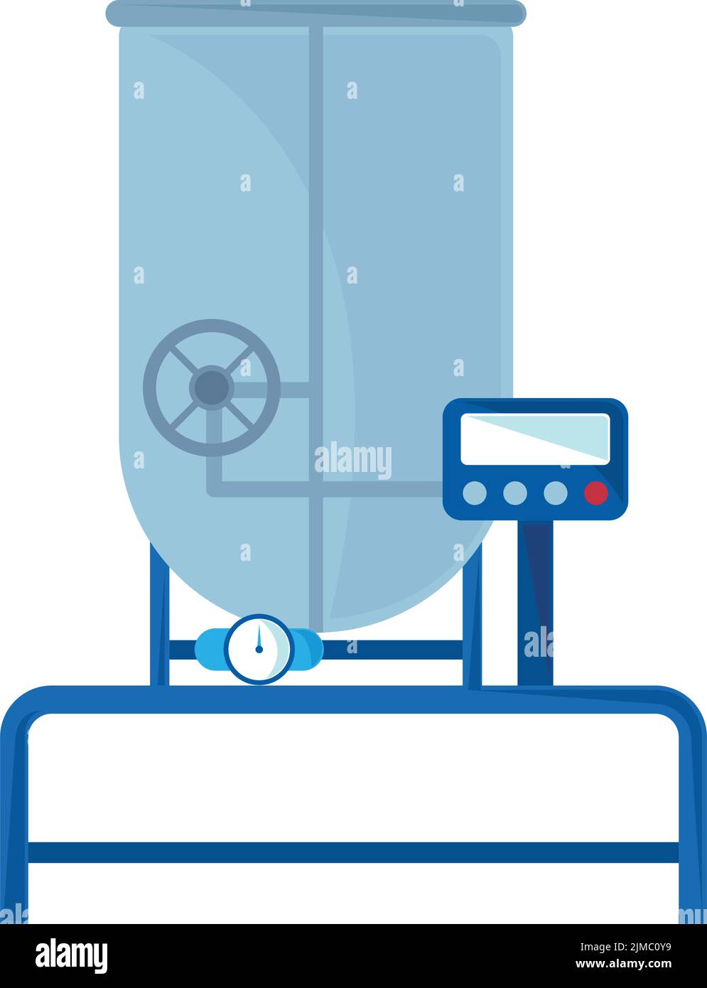 Milk storage tank Stock Vector Images - Alamy