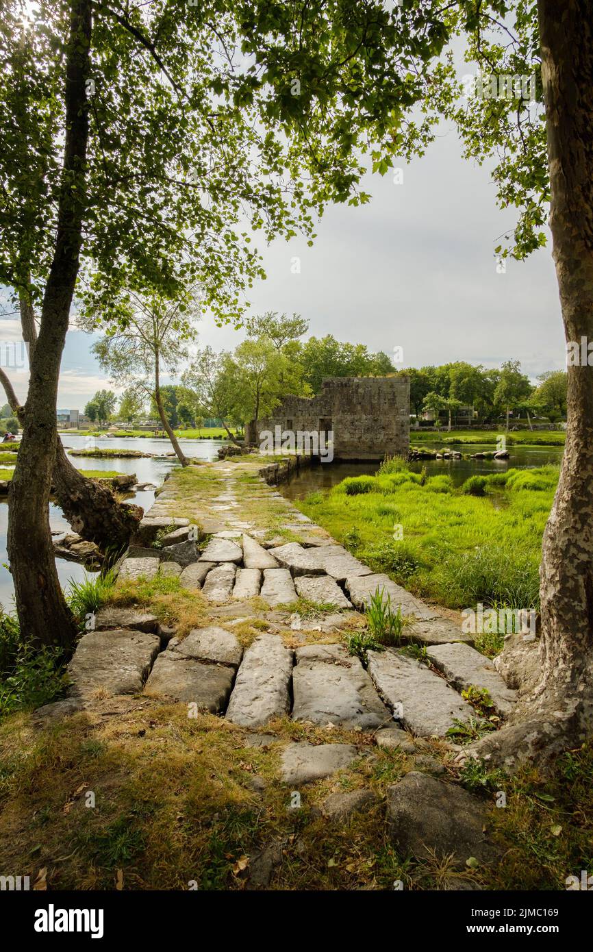 Roman mill stone hi-res stock photography and images - Alamy