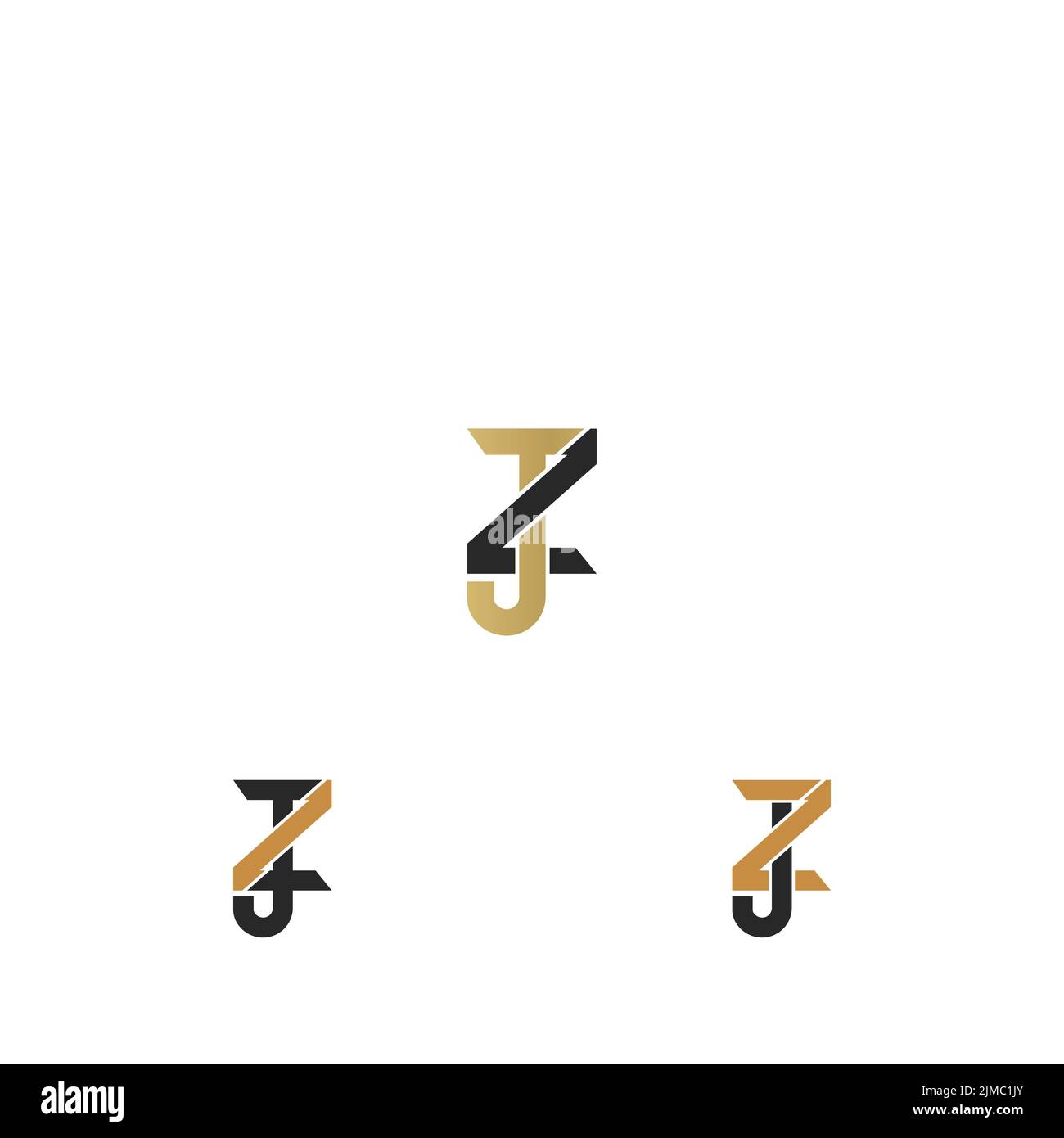 Alphabet Initials logo JZ, ZJ, Z and J Stock Vector Image & Art - Alamy