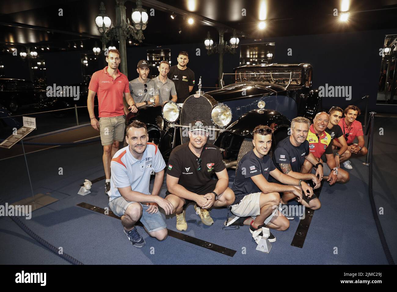 WTCR 2022 DRIVERS visit to Museum de Lâ€™Auto Mulhouse during the WTCR ...