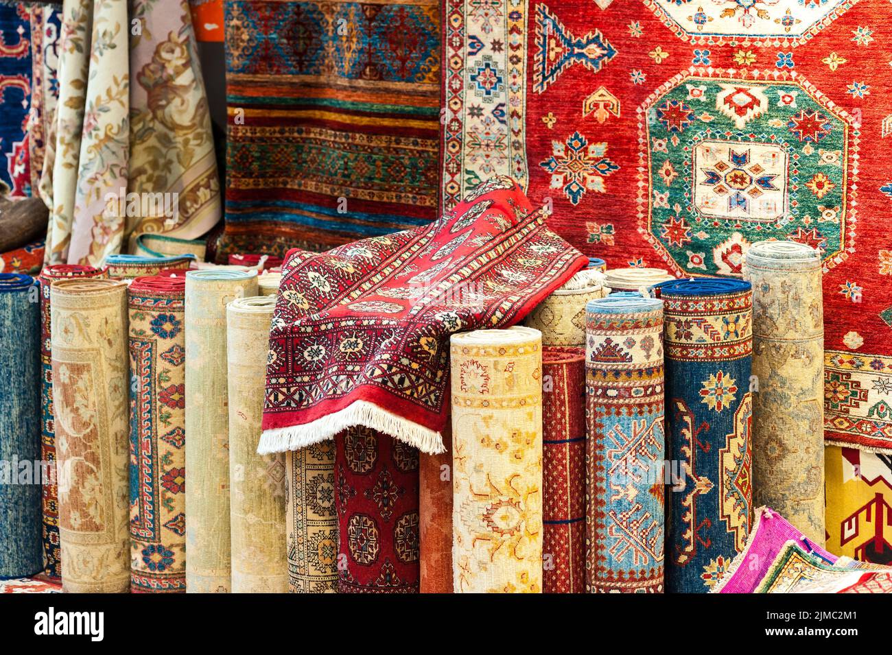 Rolled up rugs hi-res stock photography and images - Alamy