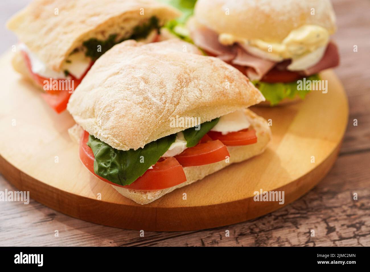 Panino caprese hi-res stock photography and images - Alamy