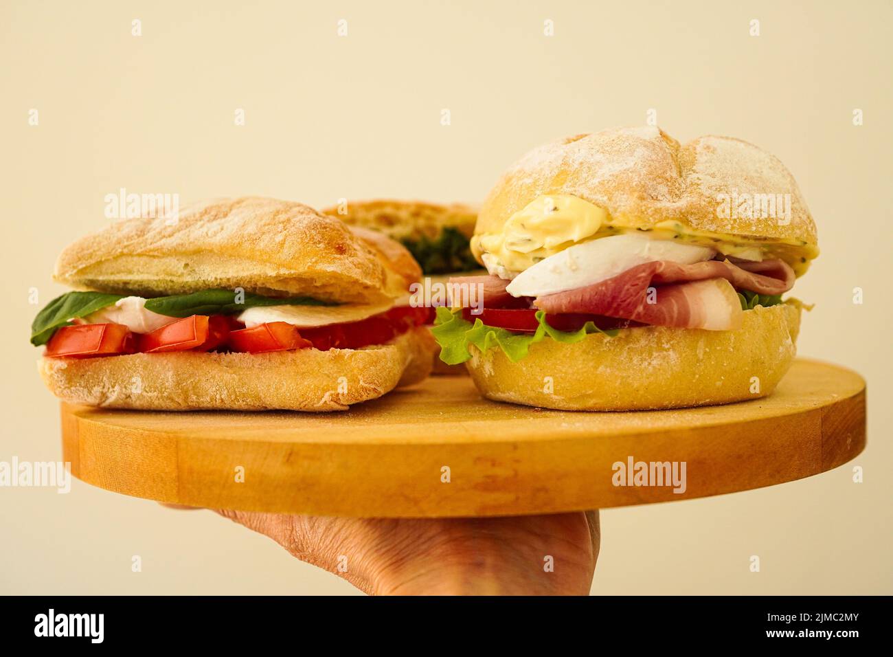 Panino pesto hi-res stock photography and images - Alamy