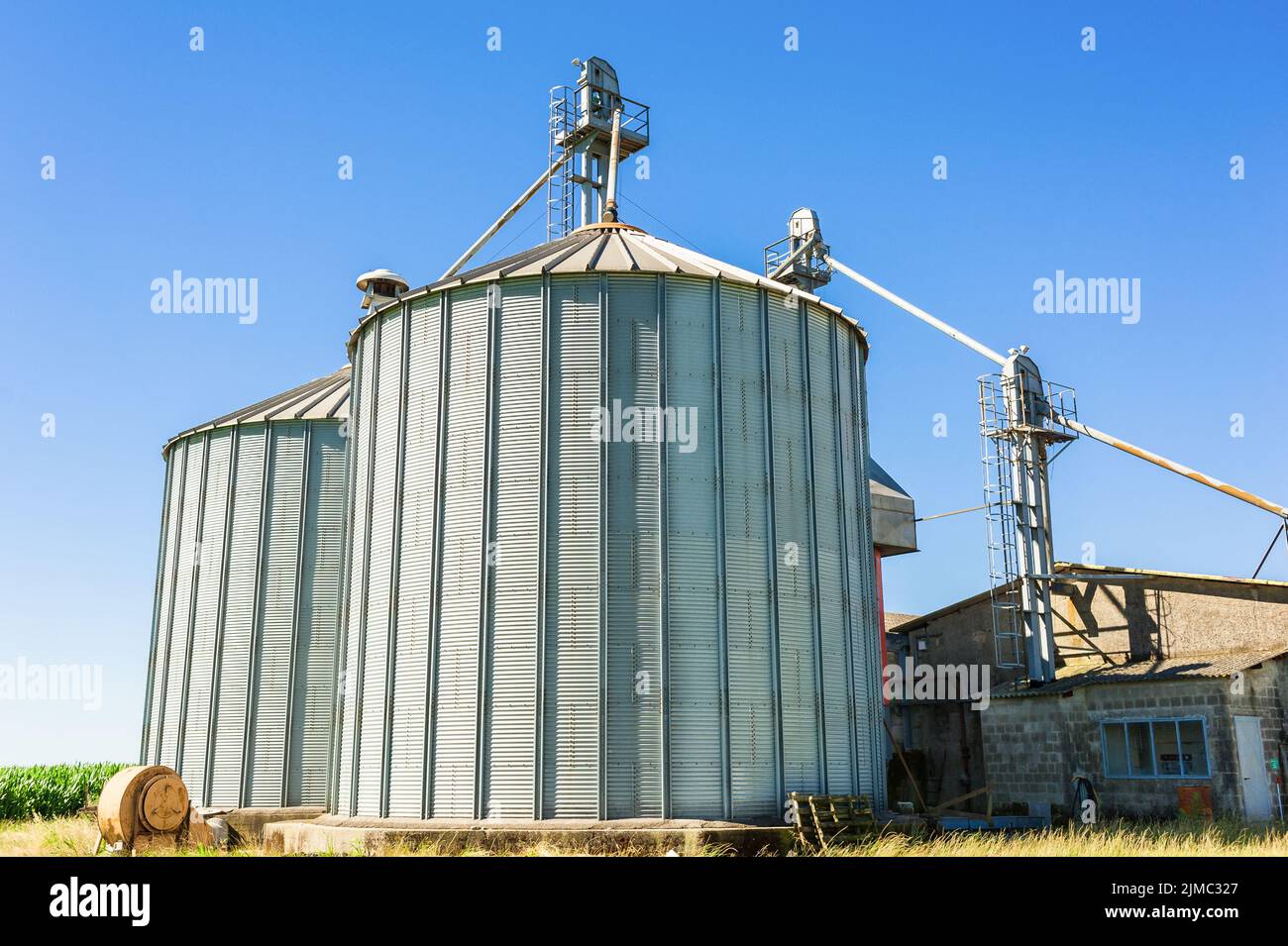Storage facility cereals Stock Photo - Alamy