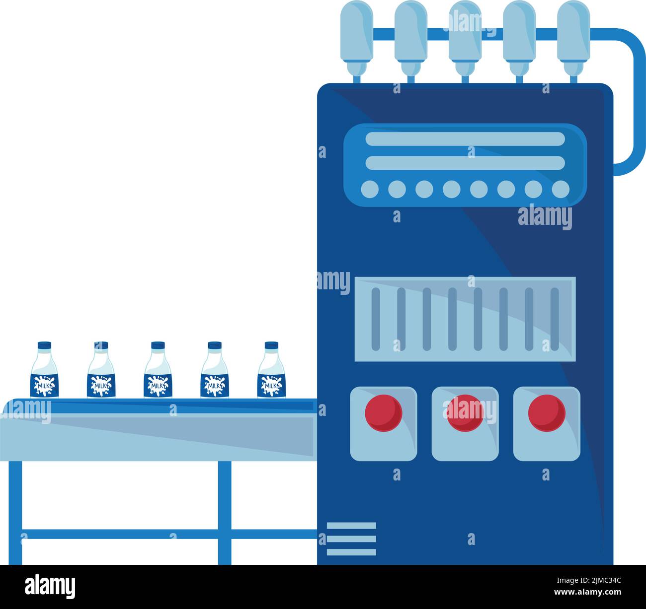 milk industry process Stock Vector Image & Art - Alamy
