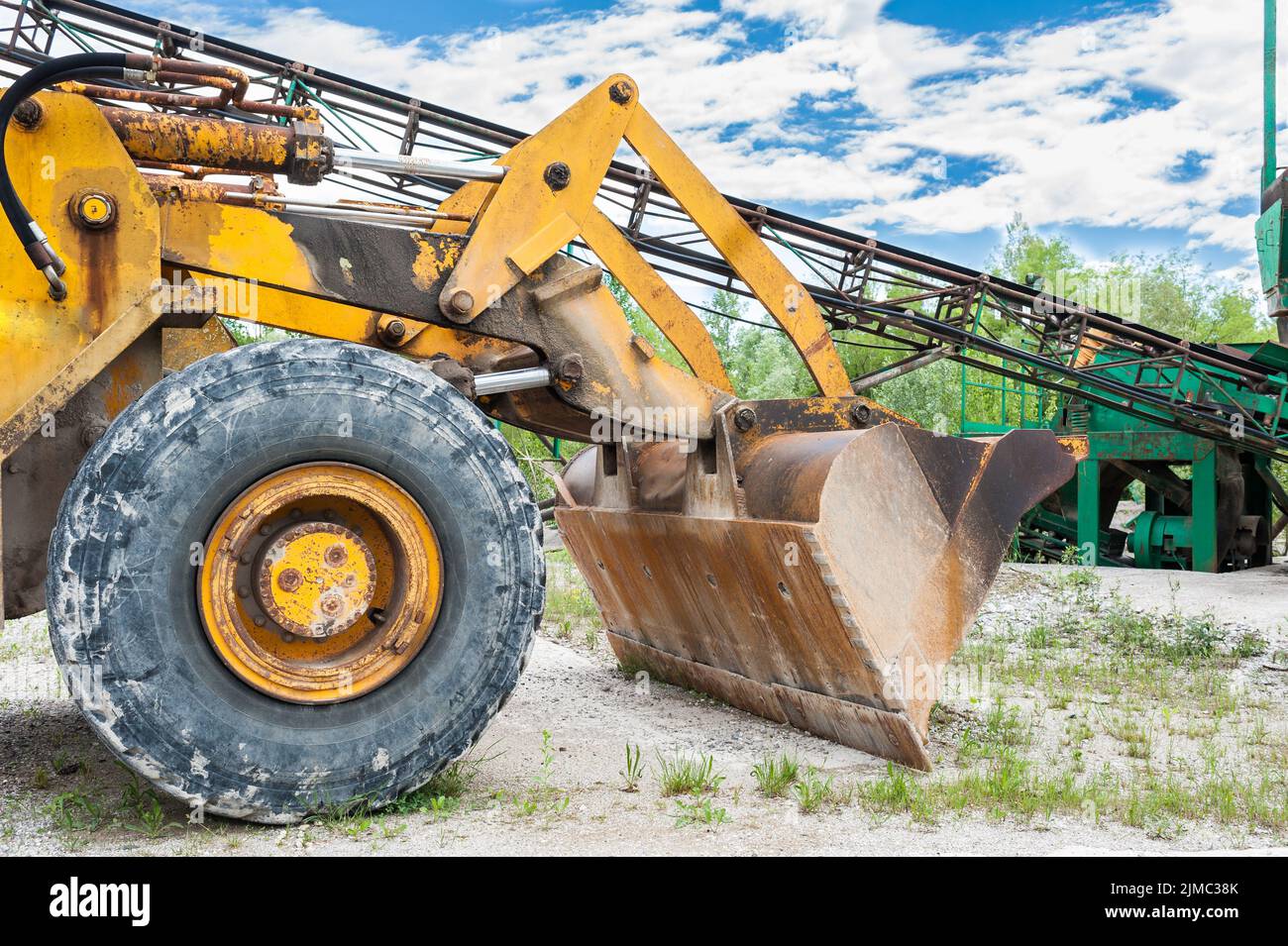 Backhoe loader old hi-res stock photography and images - Alamy
