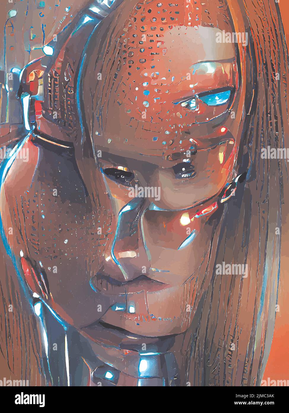 Cyber halloween Stock Vector Images - Alamy