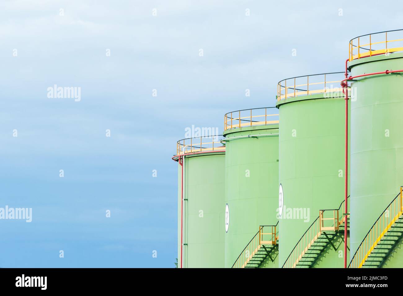 Industrial plant store tanks hi-res stock photography and images - Alamy