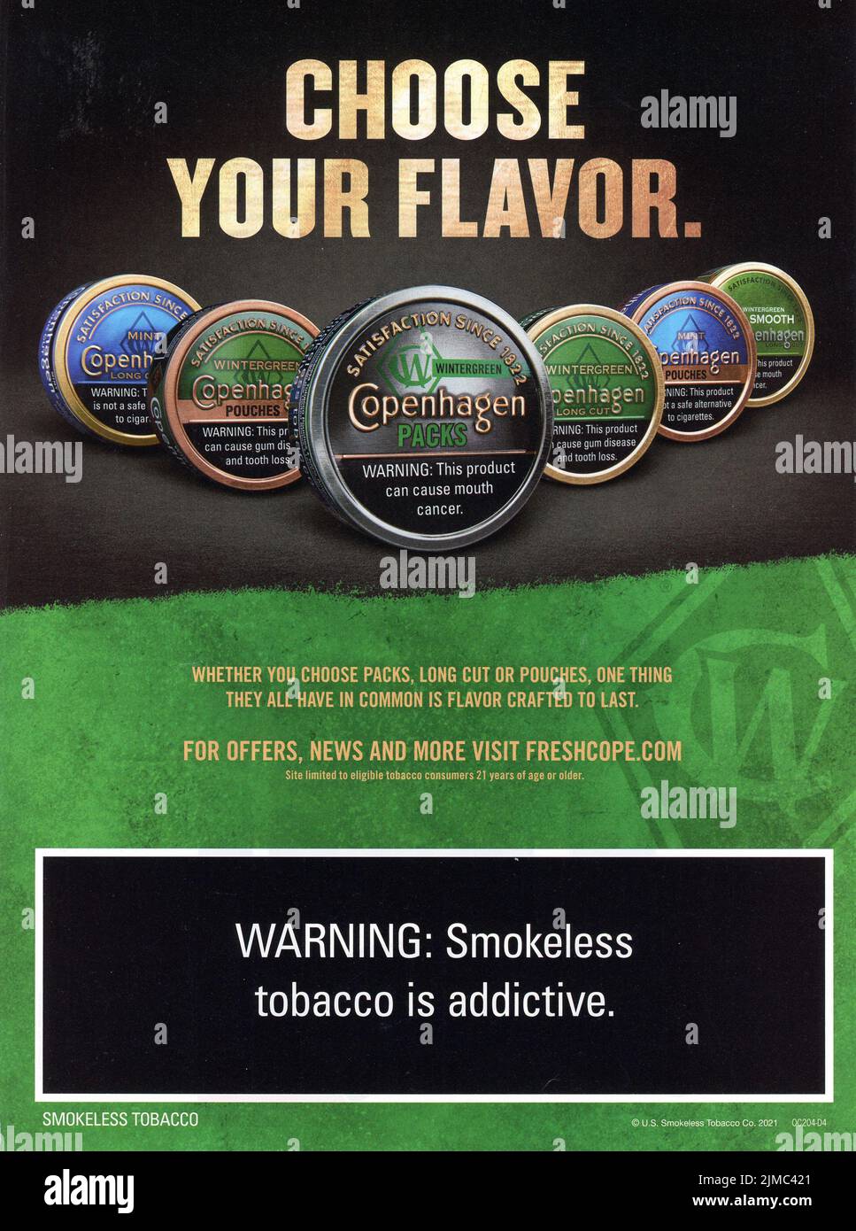 Chewing Tobacco Ads Cigarettes And Smokeless Tobacco: Sales And