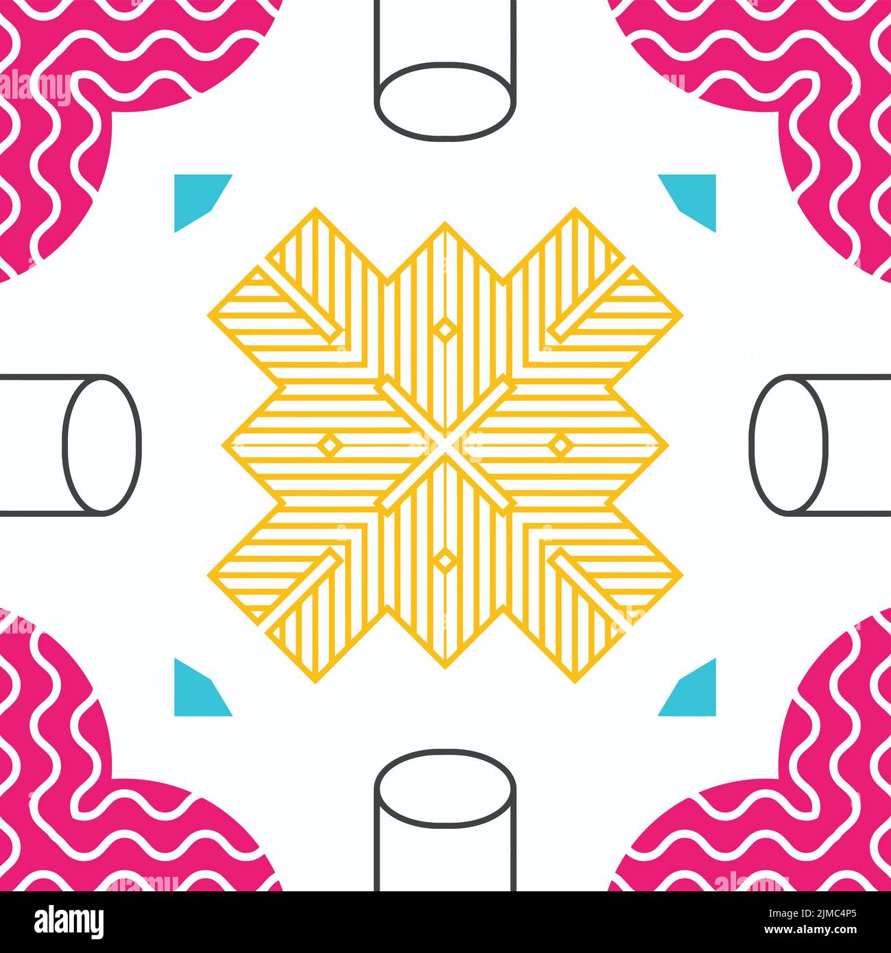 Octagon tile seamless background vector image Stock Vector Image & Art ...