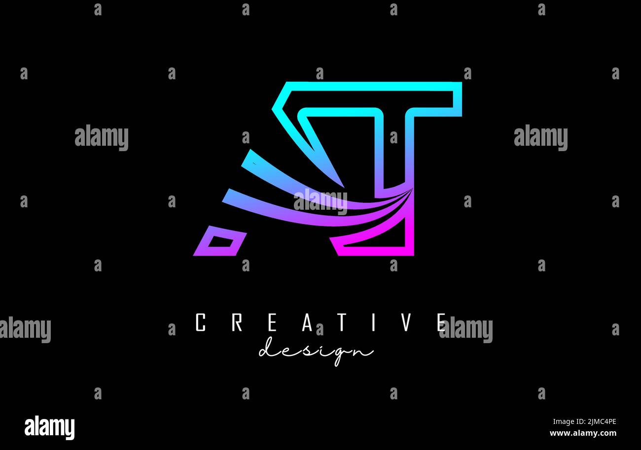 Letters road Stock Vector Images - Alamy