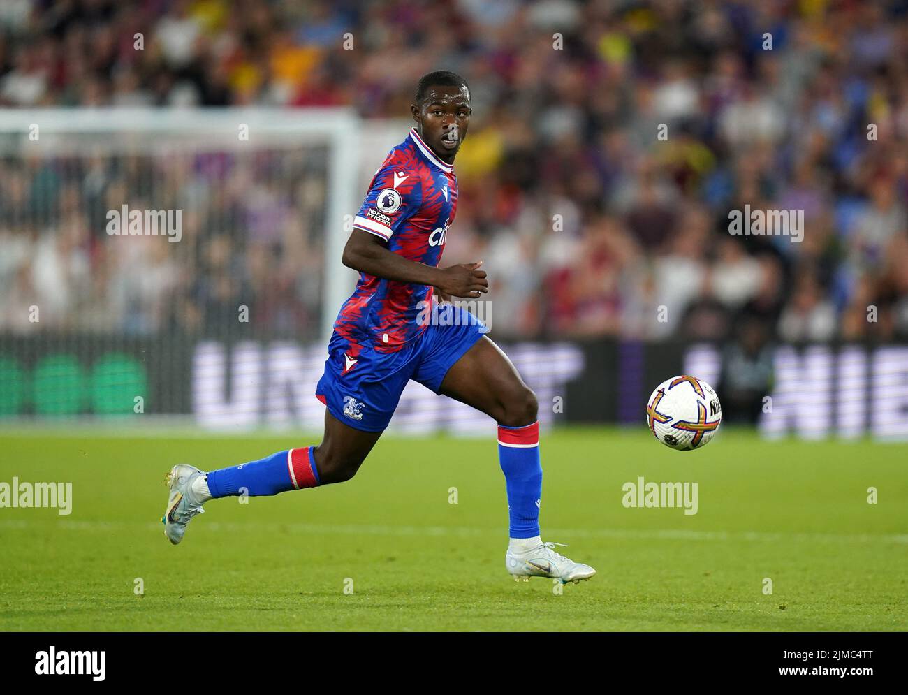 Crystal Palace's Tyrick Mitchell during the Premier League match at ...