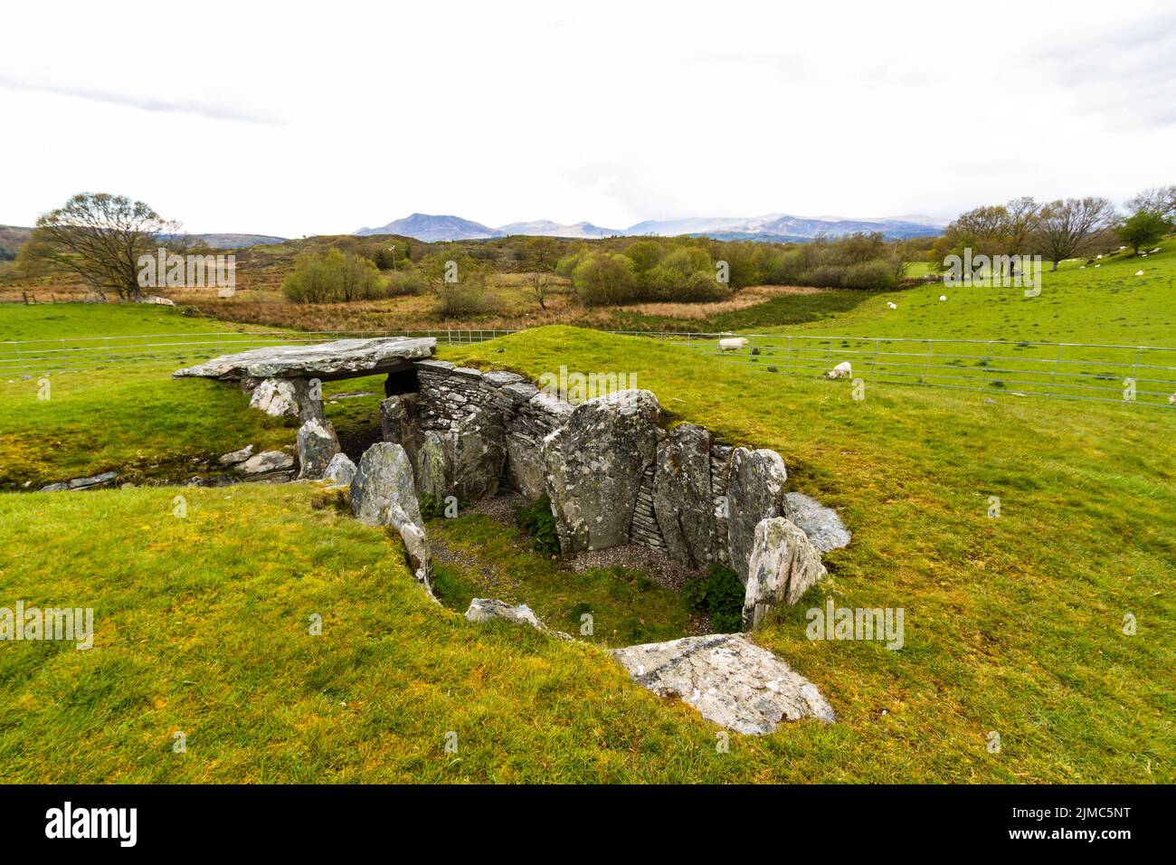Capel Garmon Burial Chamber, prehistoric cairn with chambers, the ...