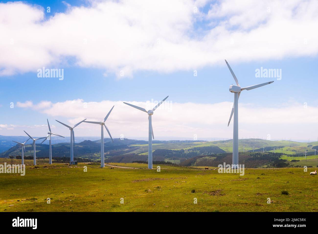 Spain wind energy landscape hi-res stock photography and images - Alamy