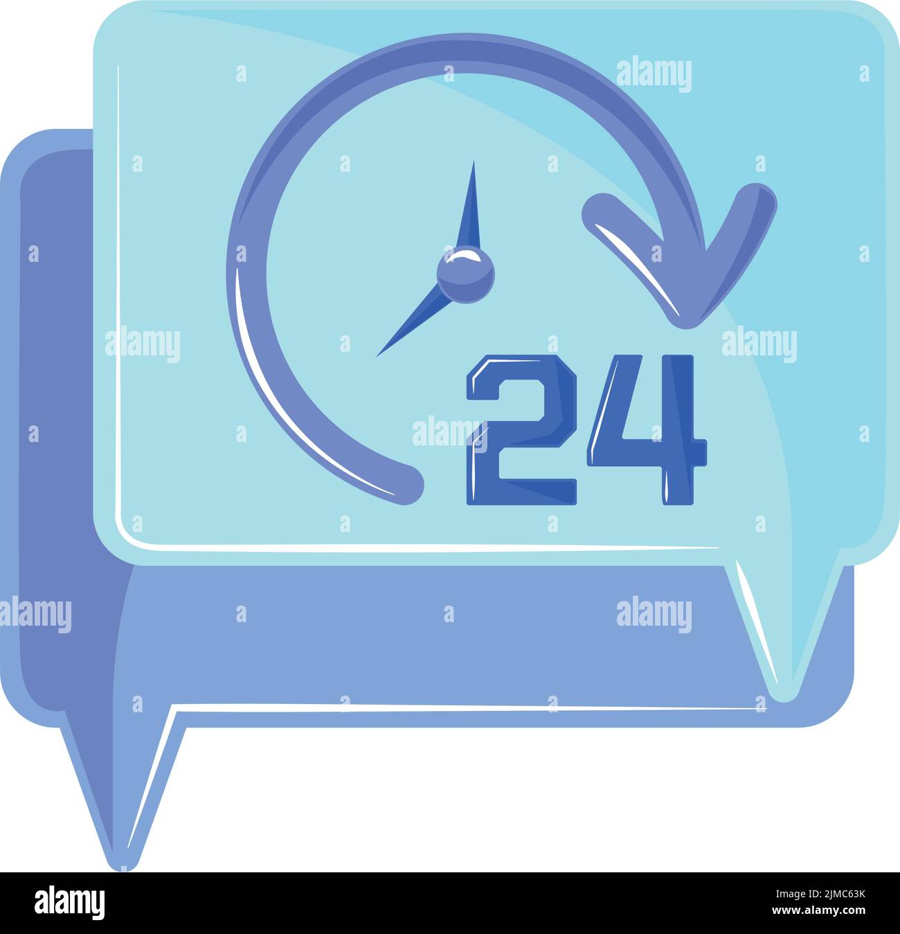 clock timer 24 hours Stock Vector Image & Art - Alamy