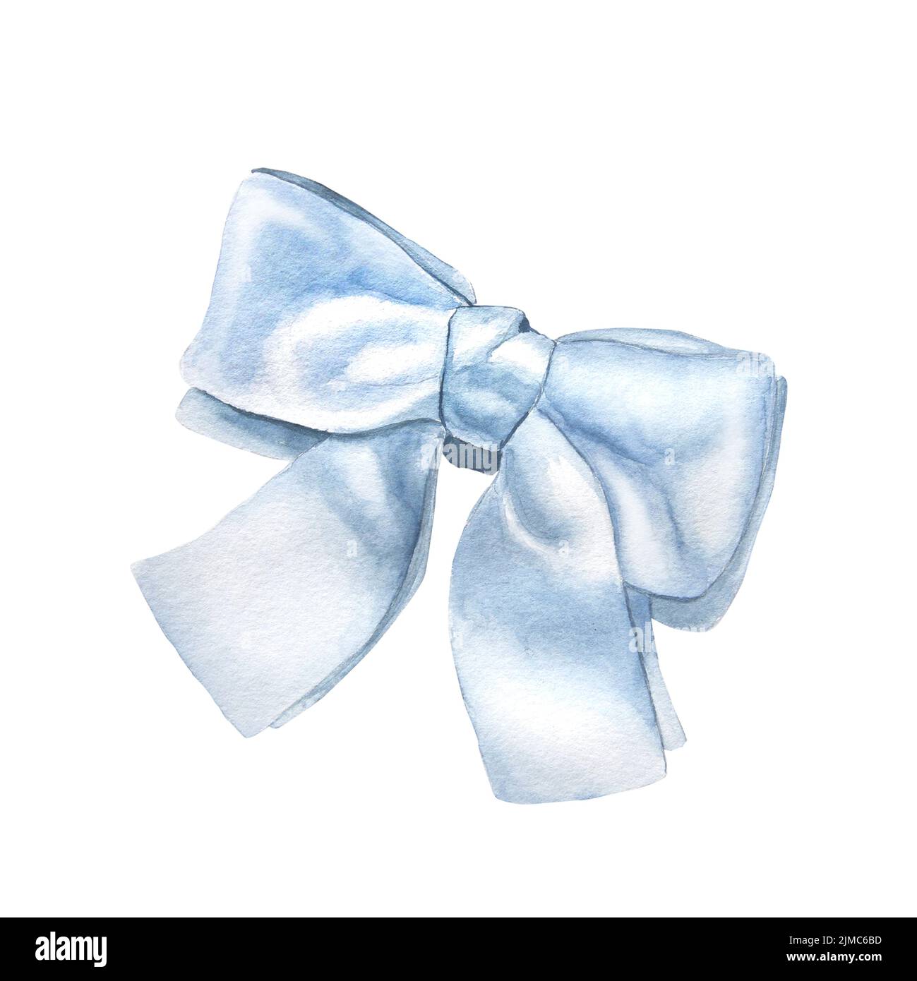 Watercolor illustration depicting vintage bow, isolated Stock Photo - Alamy