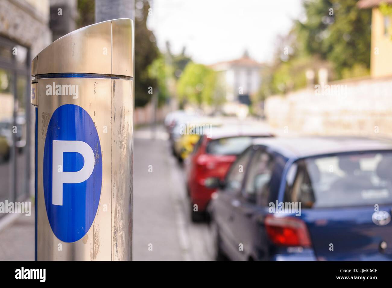 Parking meter pole hi-res stock photography and images - Alamy