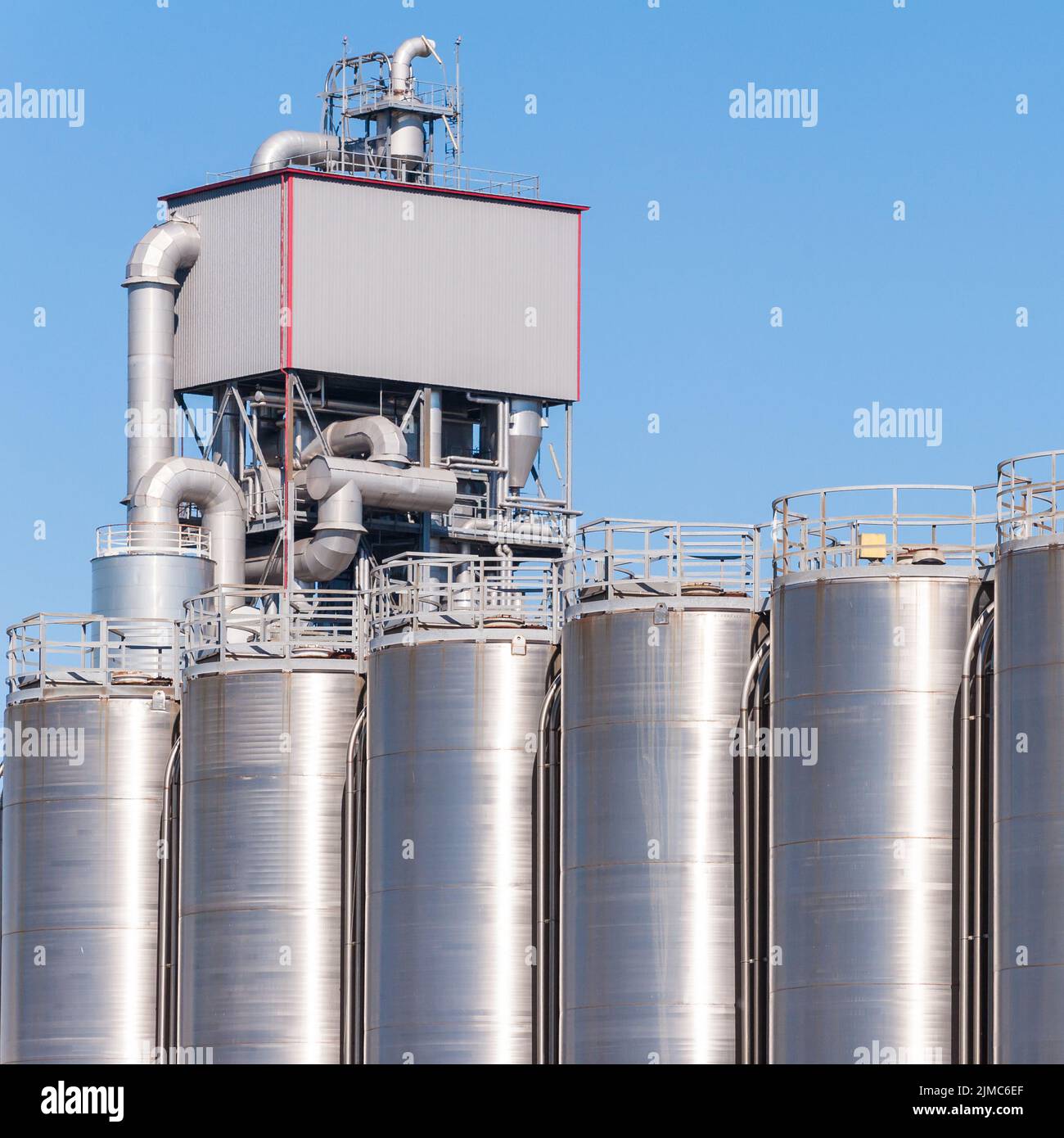 Chemical plant, containers Stock Photo - Alamy