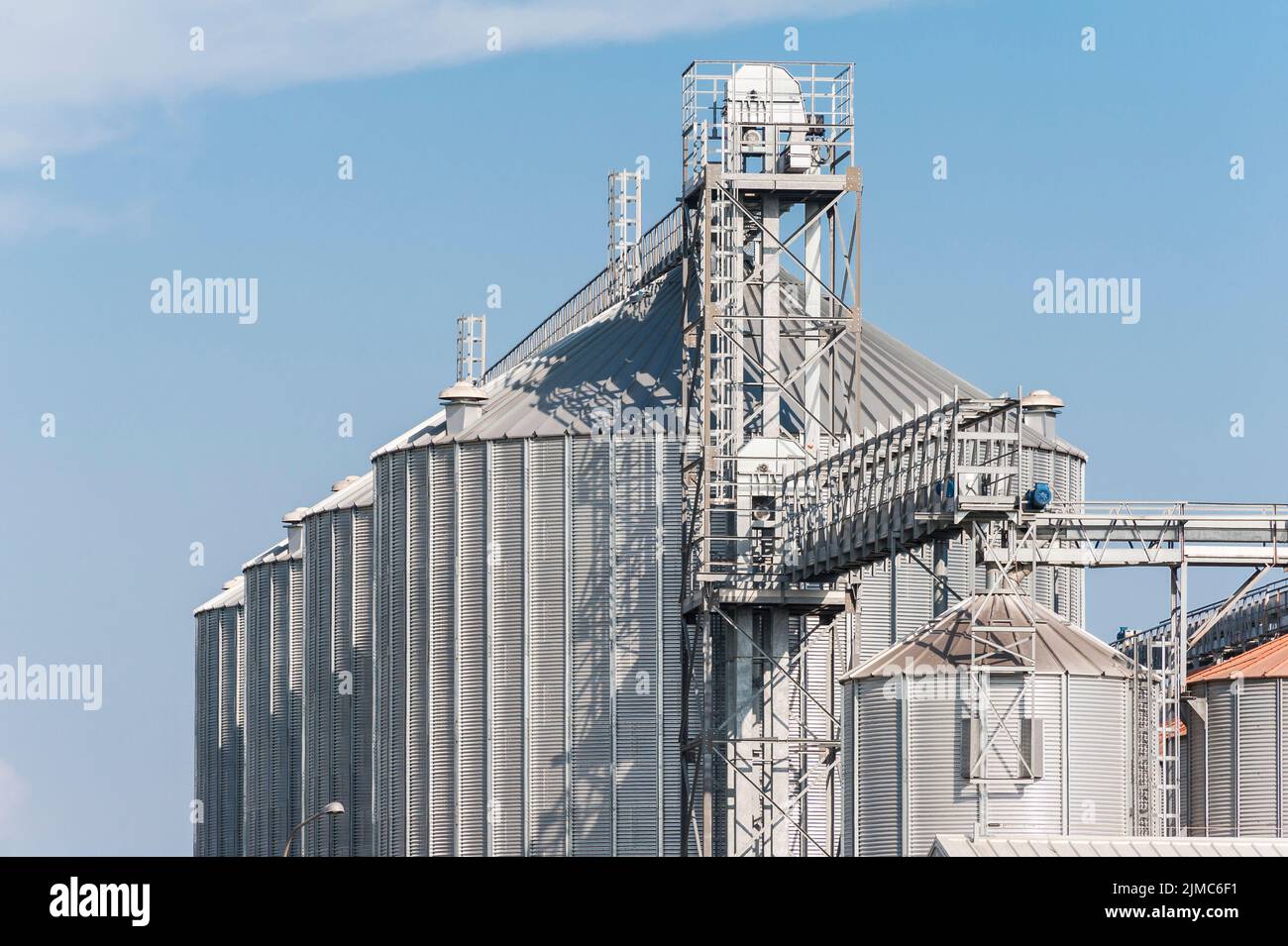 Factory for drying and storage of cereals Stock Photo - Alamy