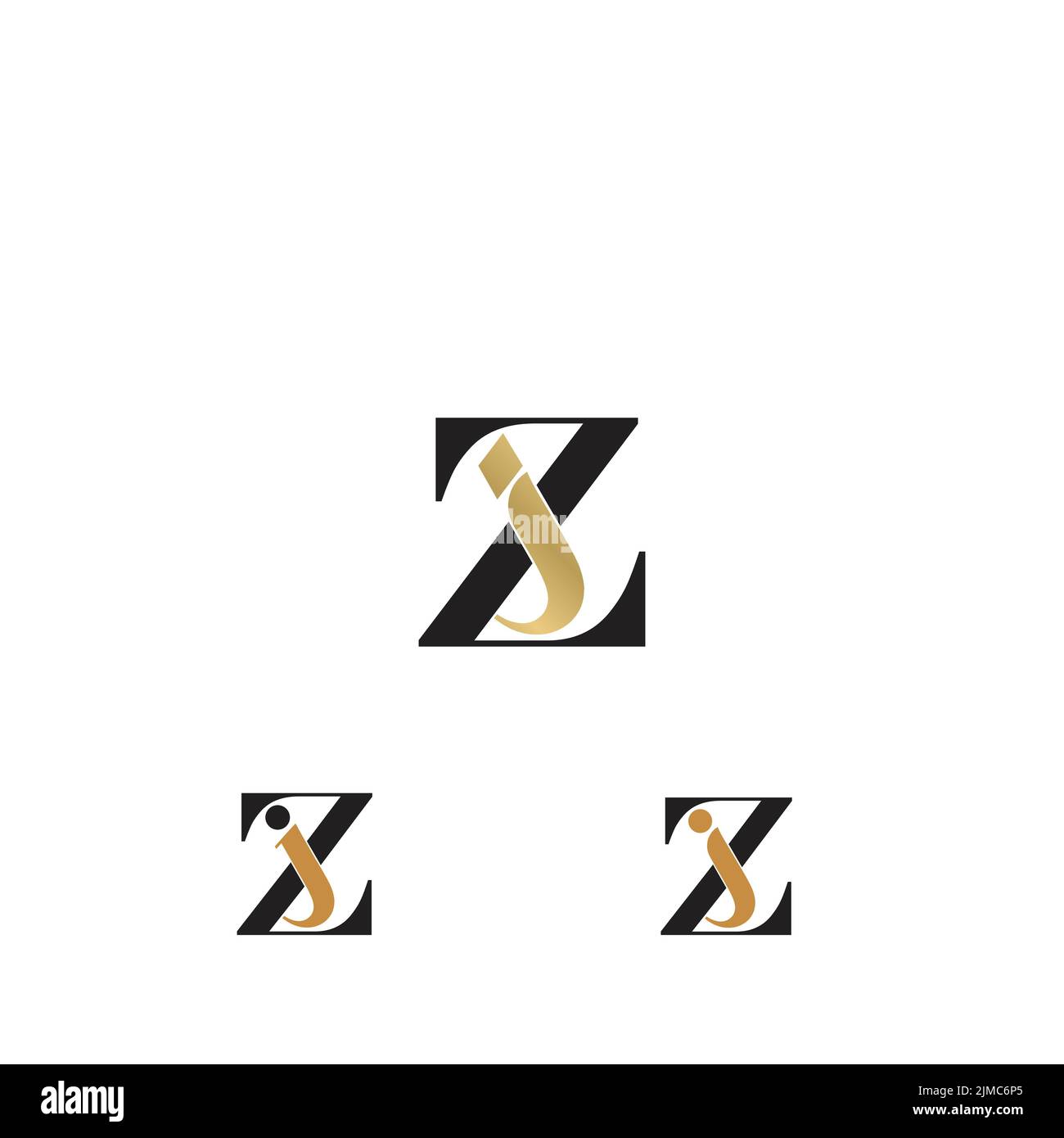Alphabet Initials logo JZ, ZJ, Z and J Stock Vector Image & Art - Alamy