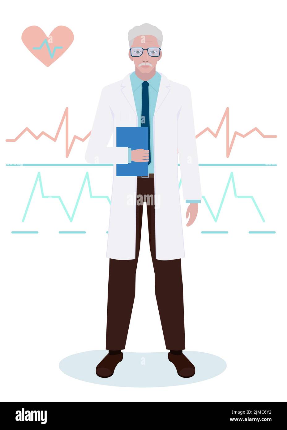 Uniform elderly man portrait Stock Vector Images - Alamy