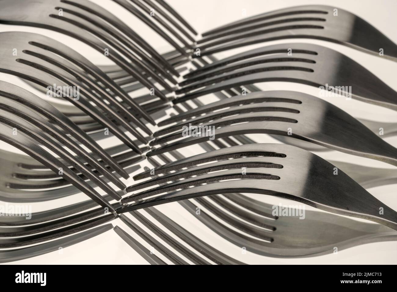 Photo of wavy forks Stock Photo - Alamy